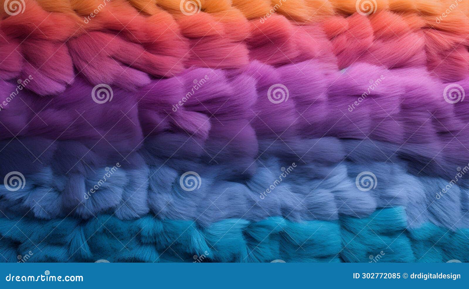 Close Up of a Fluffy Carpet Texture in Multiple Colors. Soft Fleece ...