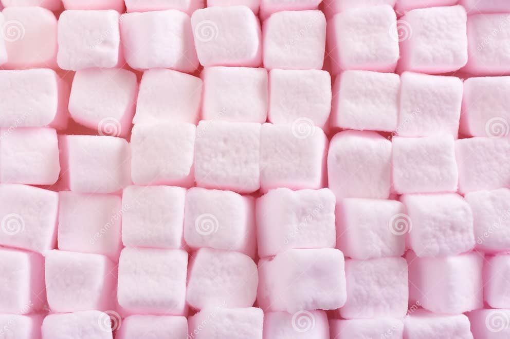 Close-up of a Fluffy Marshmallow Surface Stock Image - Image of ...