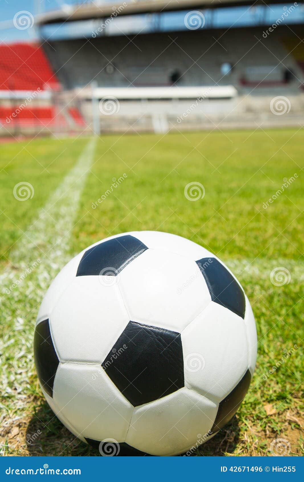 Close Up Football in the Goal Stock Photo - Image of score, playground ...