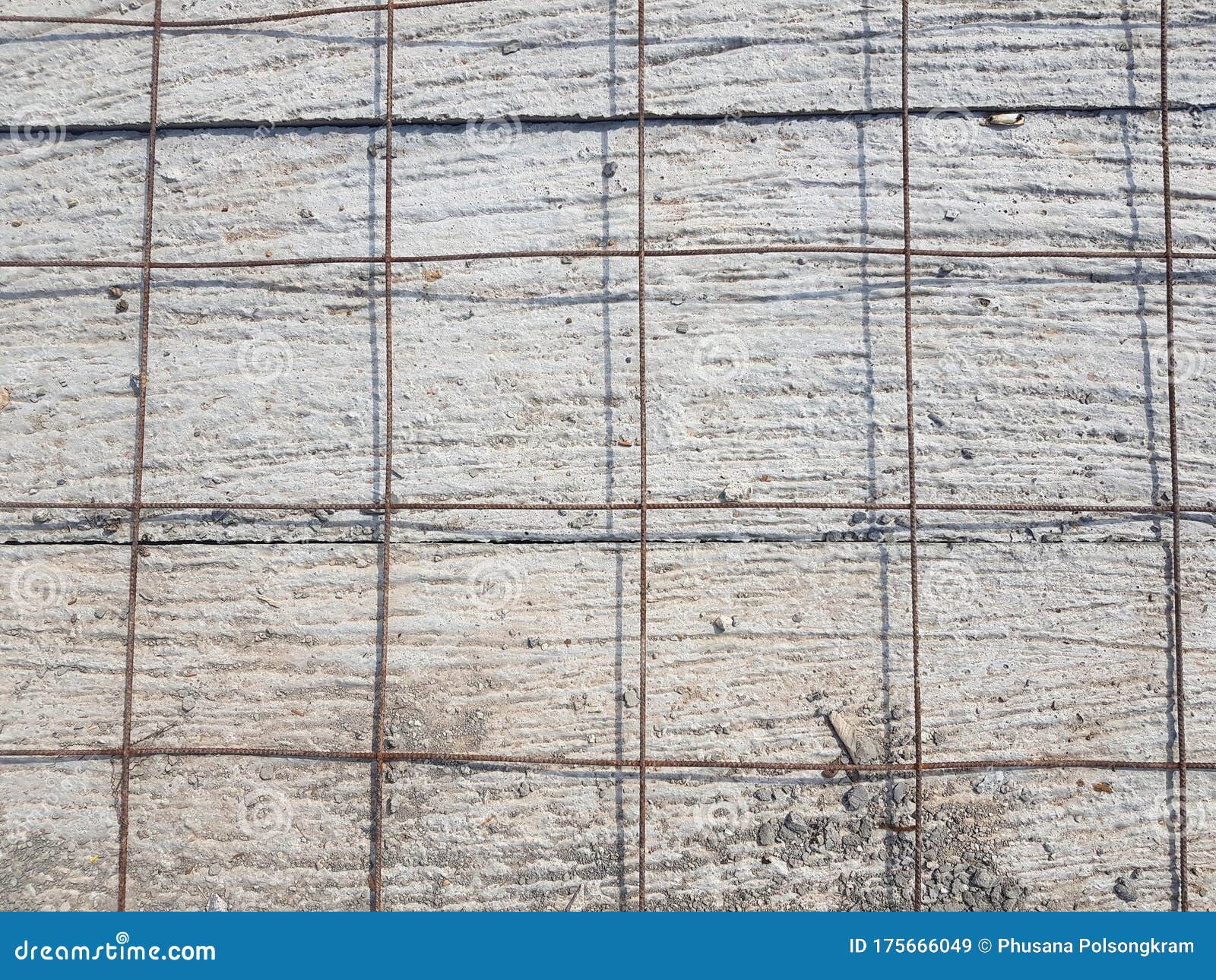 Close Up of Footpath Construction Site Stock Image - Image of ...