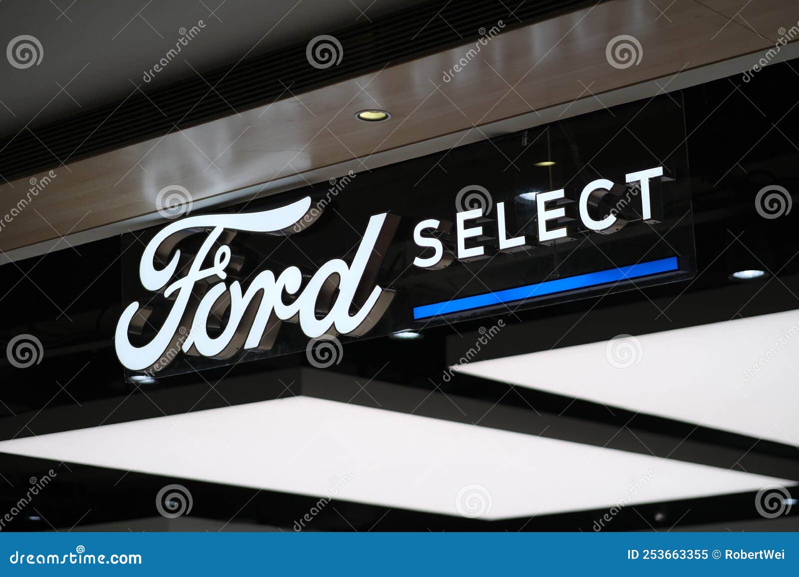 Close Up Ford SELECT Store Sign Editorial Image - Image of corporation ...