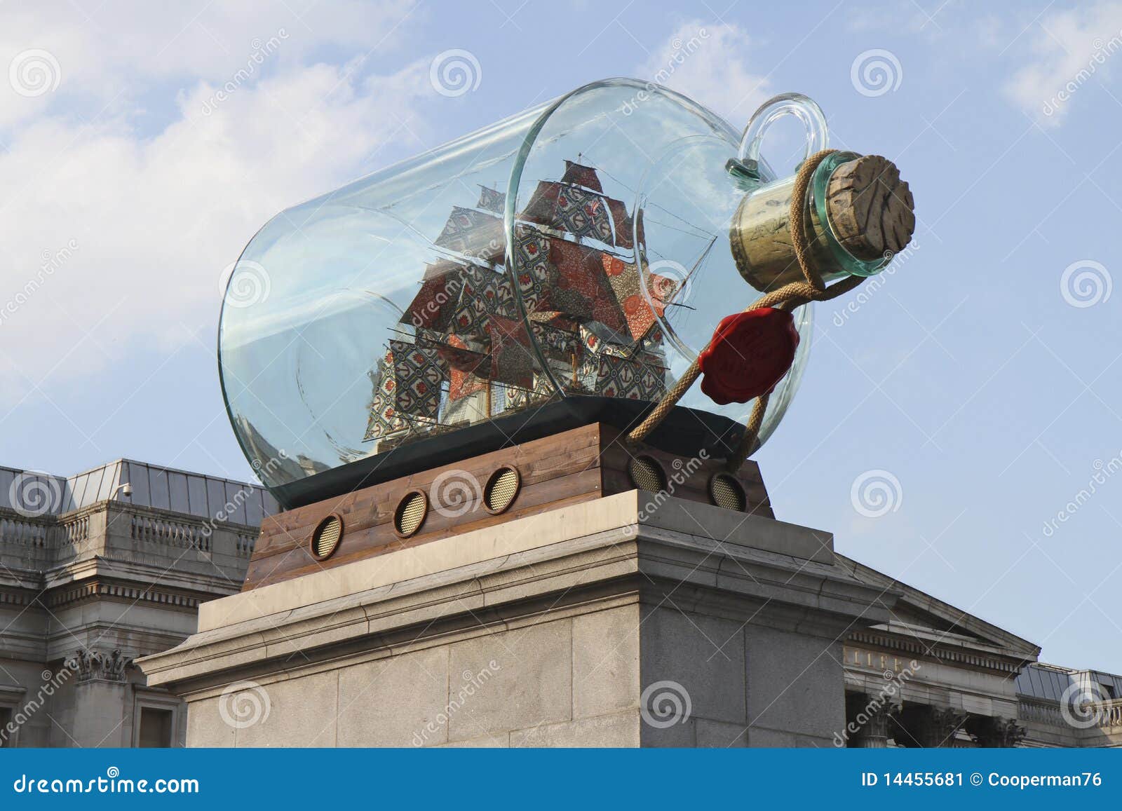Close Up of the Fourth Plinth at Trafalgar Square Editorial Photo ...