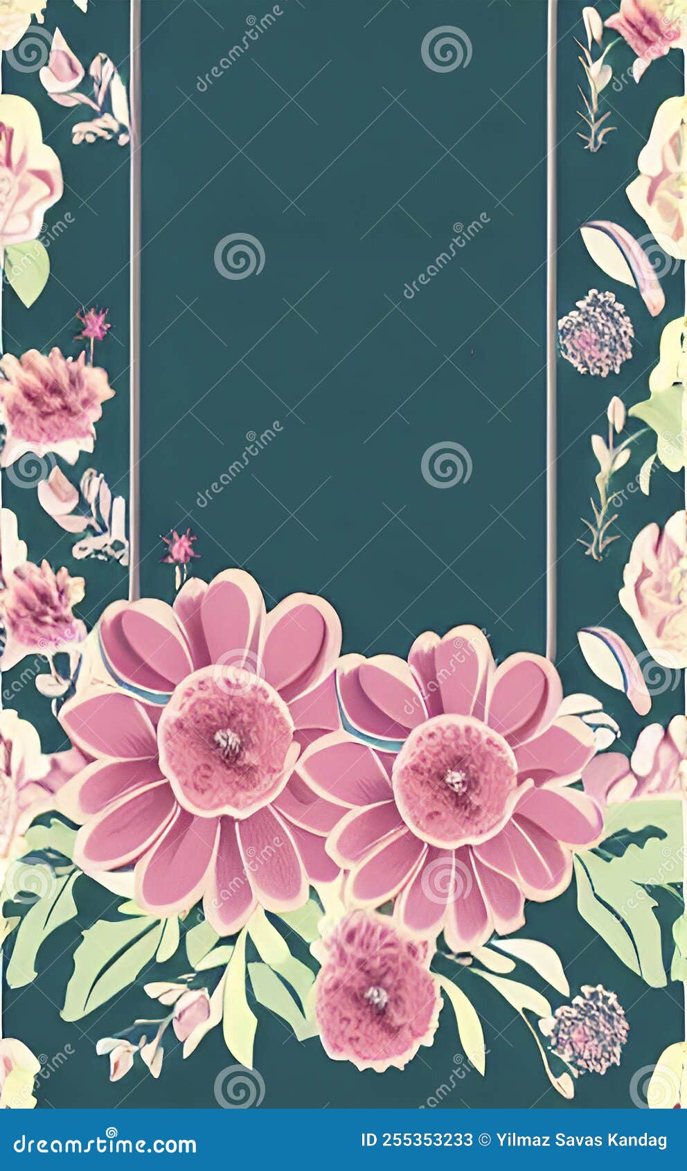 Framework for Invitation or Congratulation Stock Illustration ...