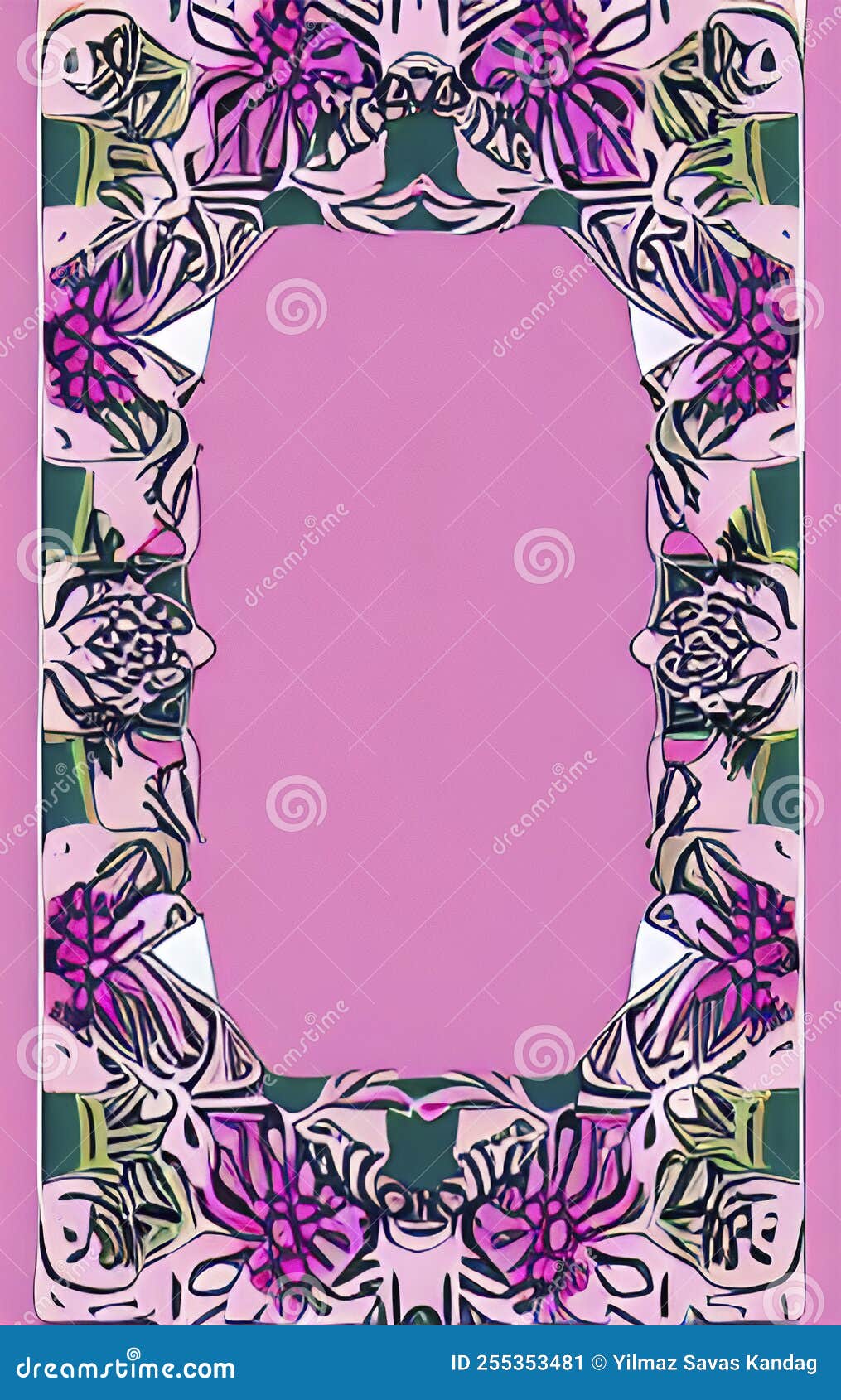 Framework for Invitation or Congratulation Stock Illustration ...