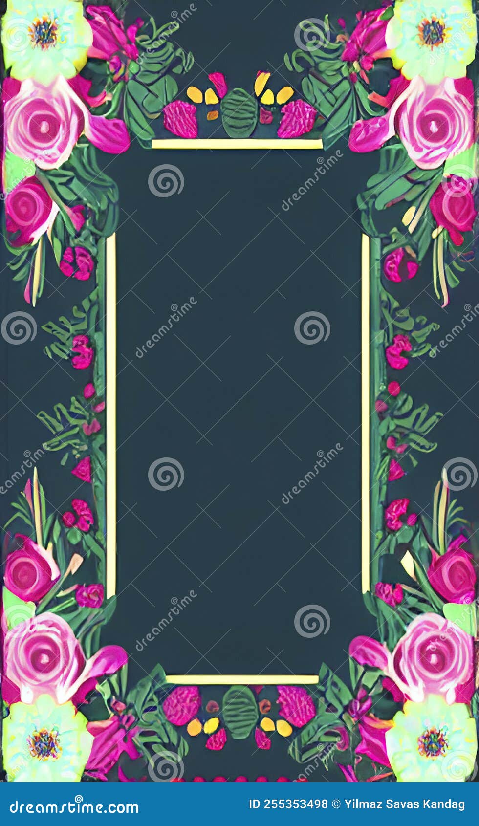 Framework for Invitation or Congratulation Stock Illustration ...