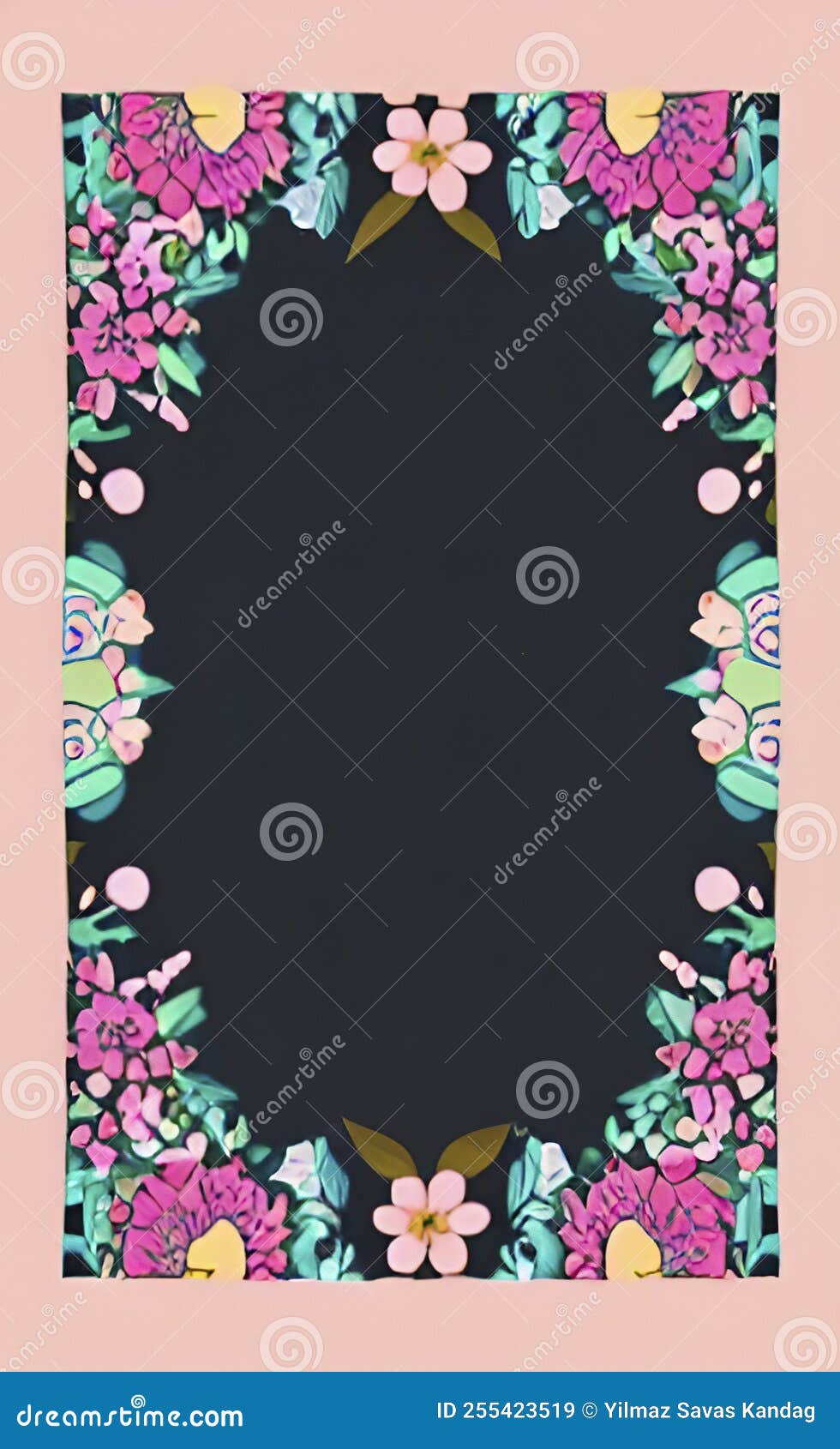 Framework for Invitation or Congratulation Stock Vector - Illustration ...