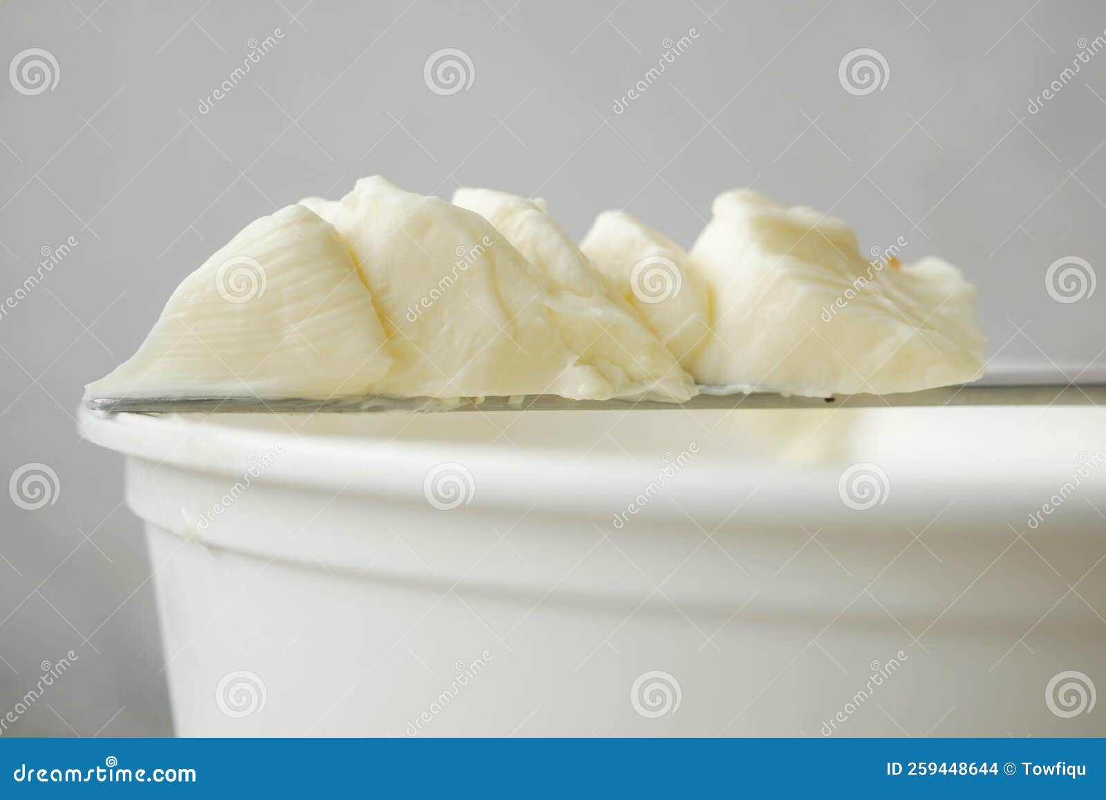 Close Up of Fresh Butter in a Container Stock Photo - Image of milk ...