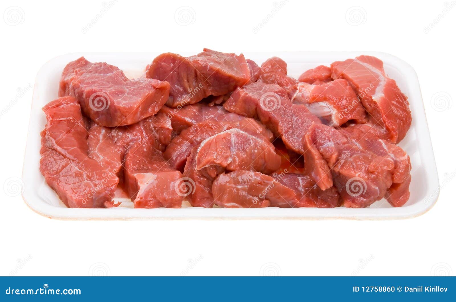 Close-up Fresh Natural Meat Stock Photo - Image of cooking, chop: 12758860