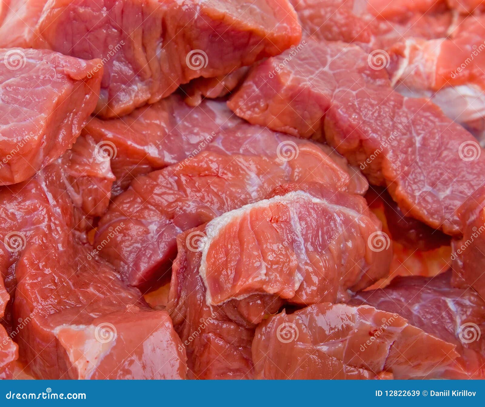 Close-up Fresh Natural Meat Background Stock Image - Image of isolated ...