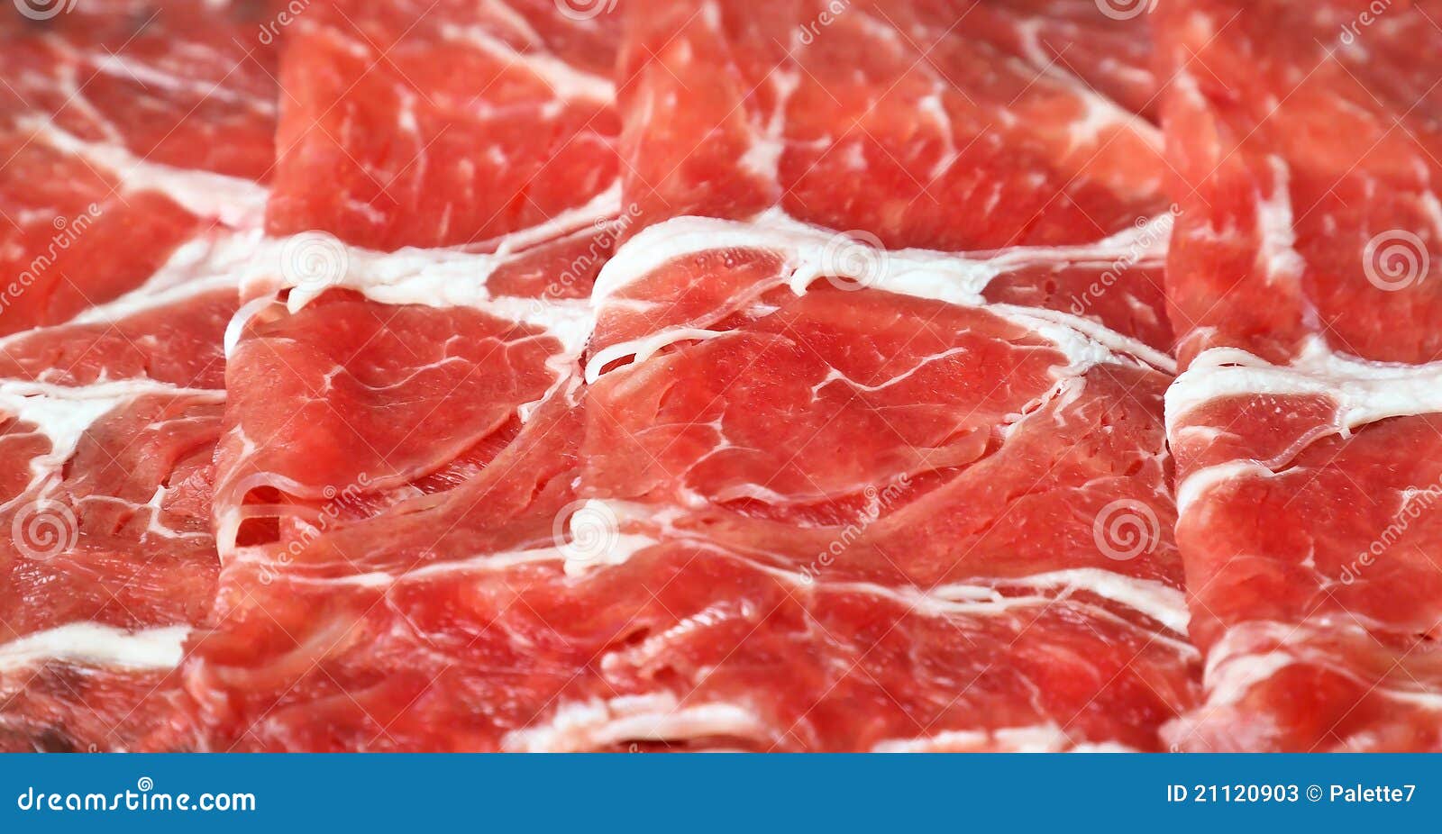 Close Up of Fresh Sliced Raw Beef Stock Image - Image of meat, dinner ...