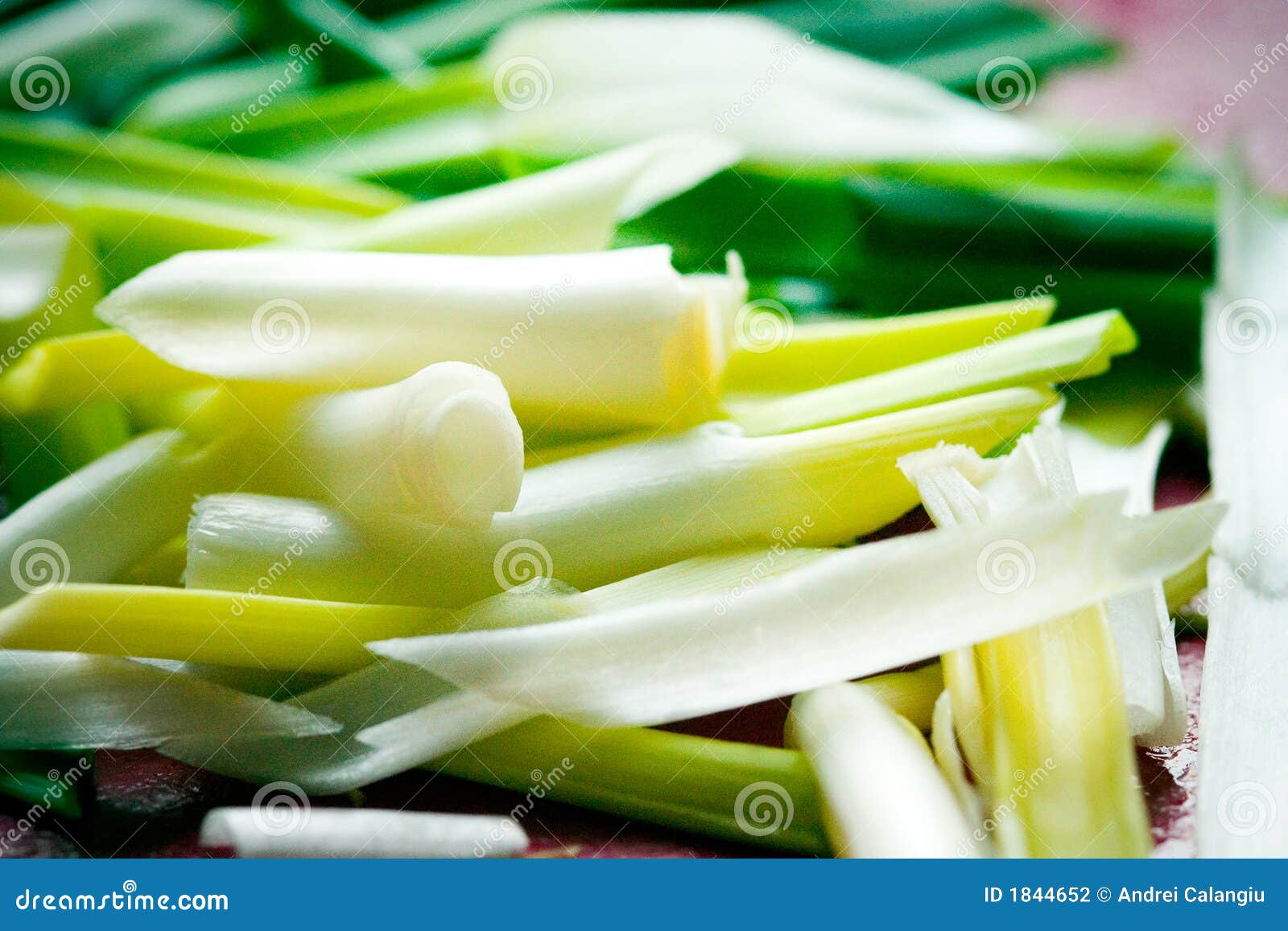 Close Up of Fresh Spring Onions Stock Photo - Image of slice, onions ...