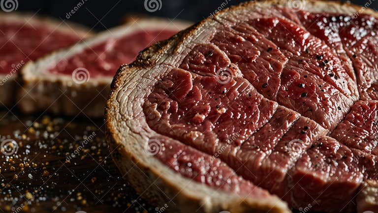 Close Up of Fresh Steak Texture Background. Stock Photo - Image of ...