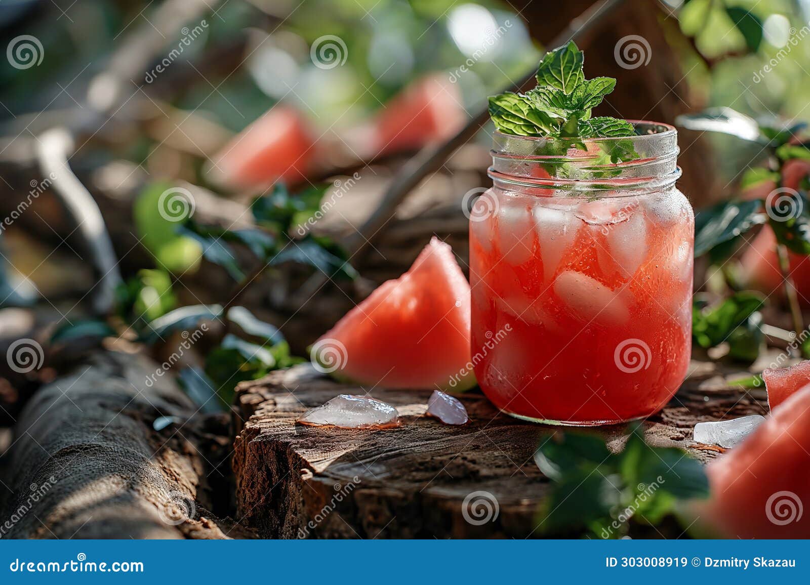 Watermelon Cocktail, Featuring A Vodka Or Tequila-based Drink Mixed ...