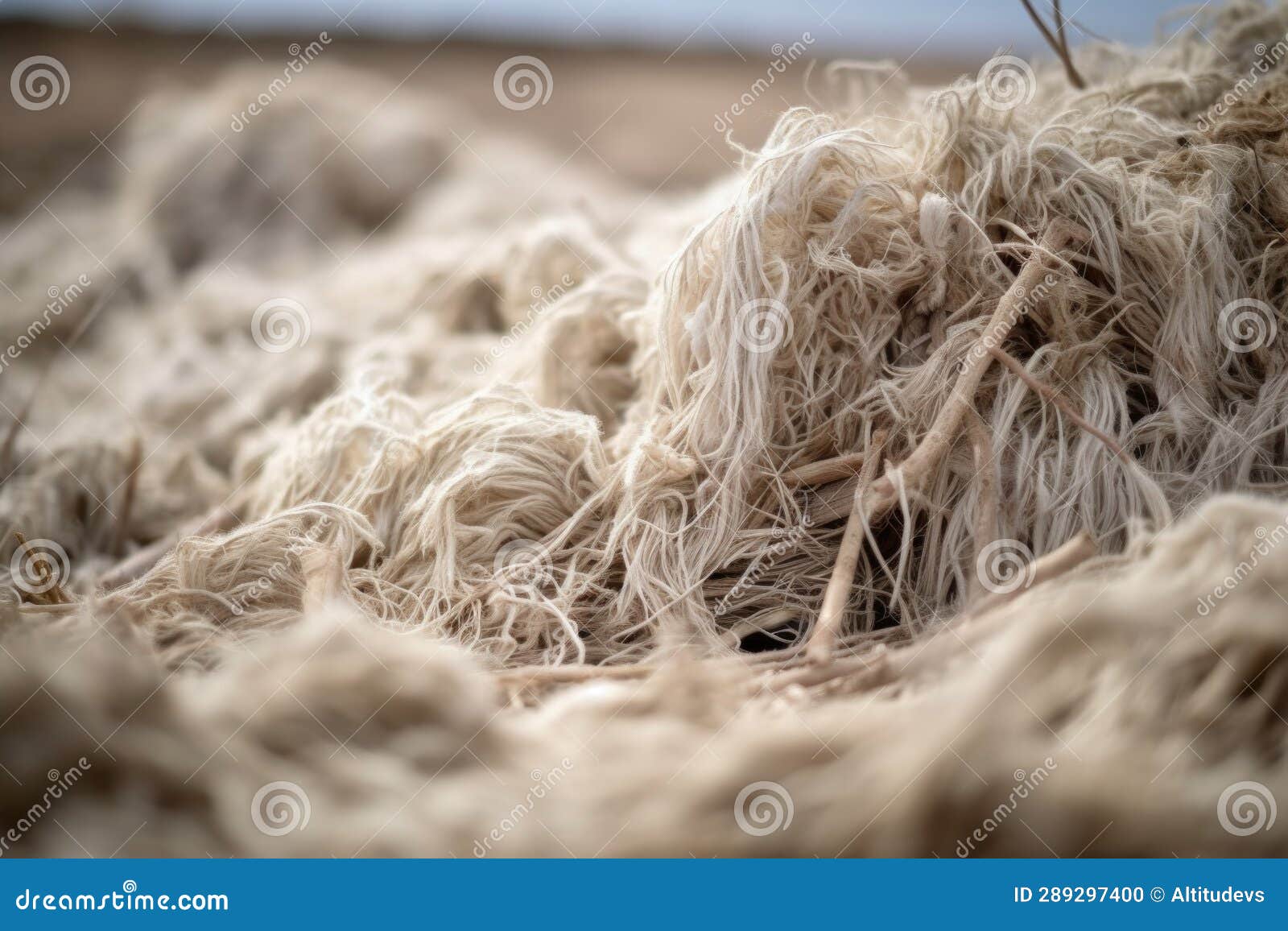 Close-up of Freshly Shorn Sheeps Wool on the Ground Stock Photo - Image ...