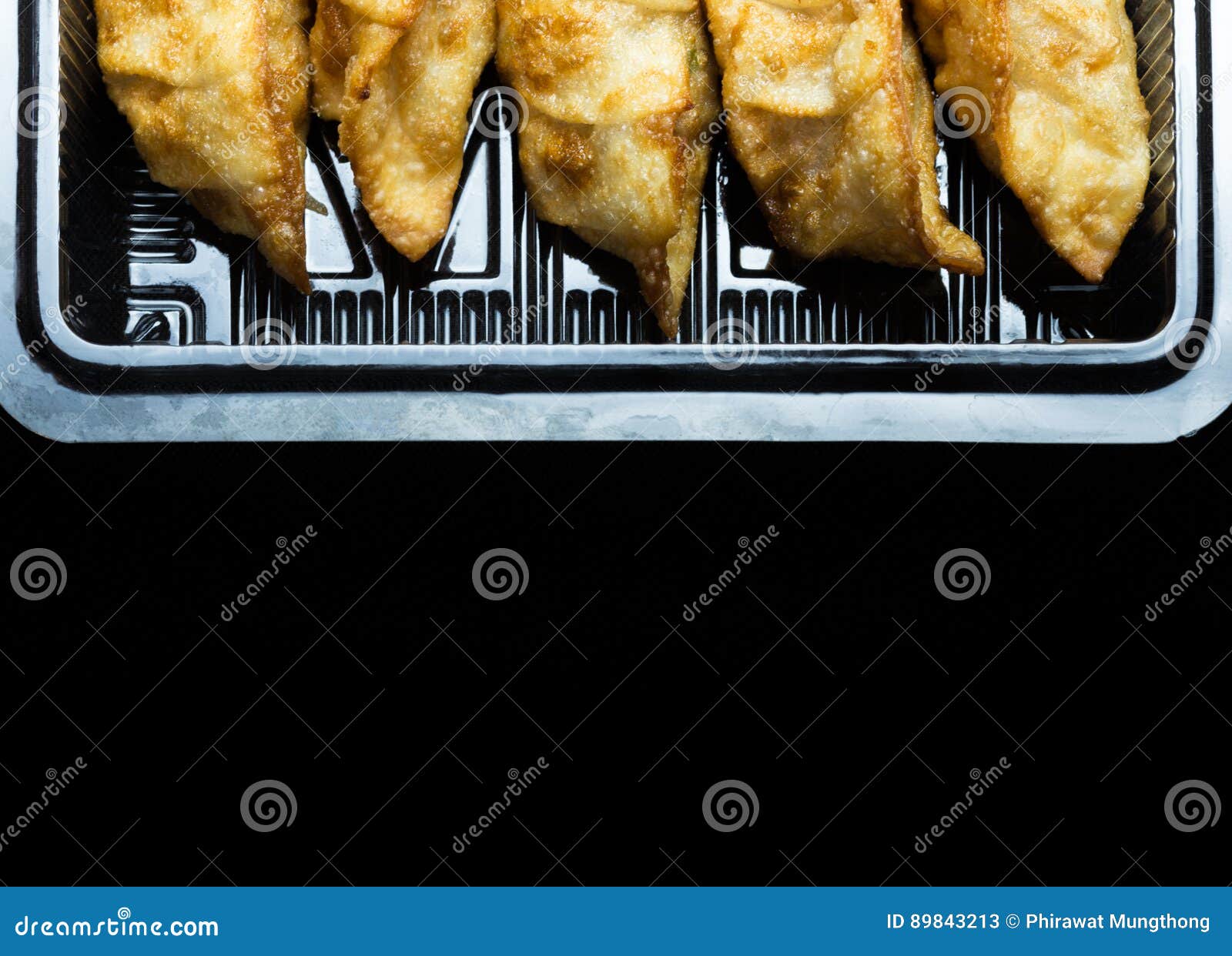 Close Up of Fried Japanese Dim Sum Stock Image - Image of lunch ...