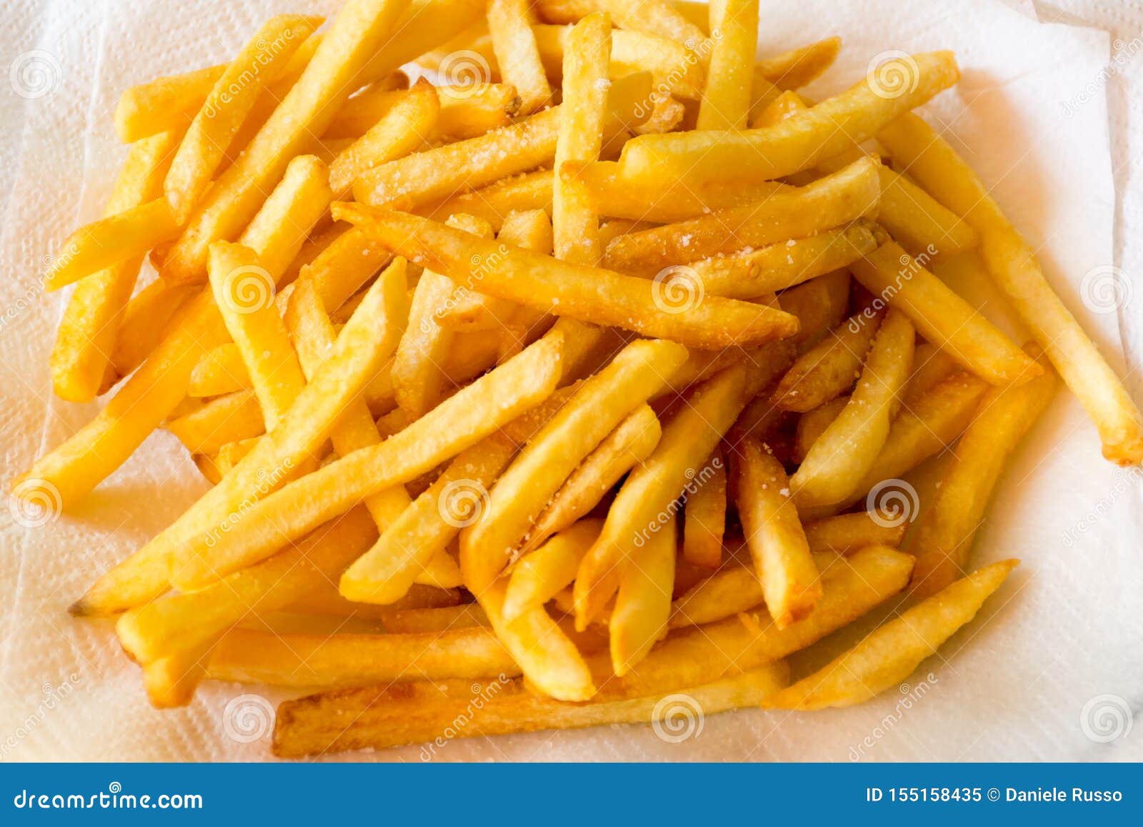 Close Up of Fries with Salt Stock Image - Image of cooked, grilling ...