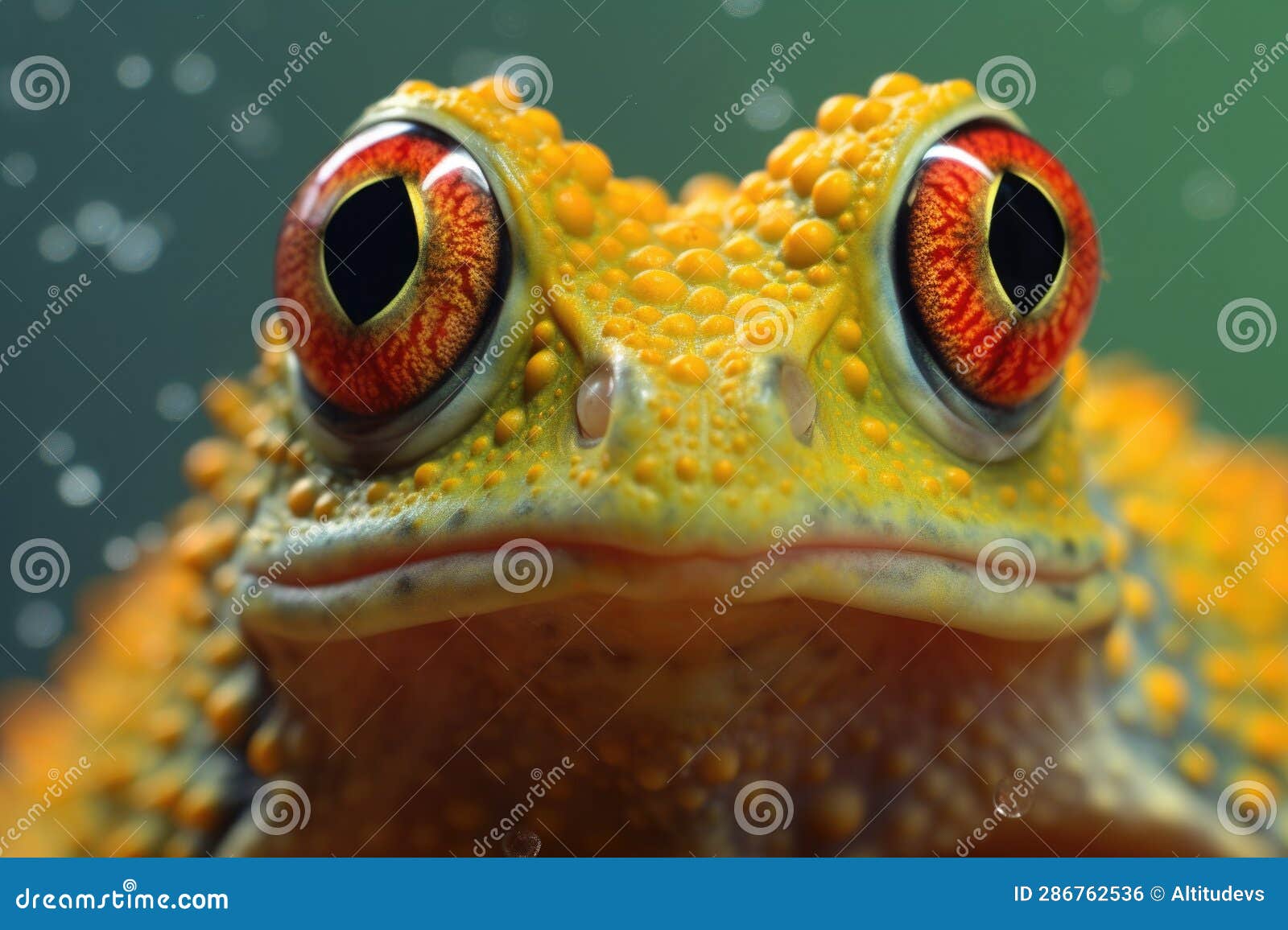 Close-up of Frogs Face, Eyes Focused on Flying Prey Stock Photo - Image ...
