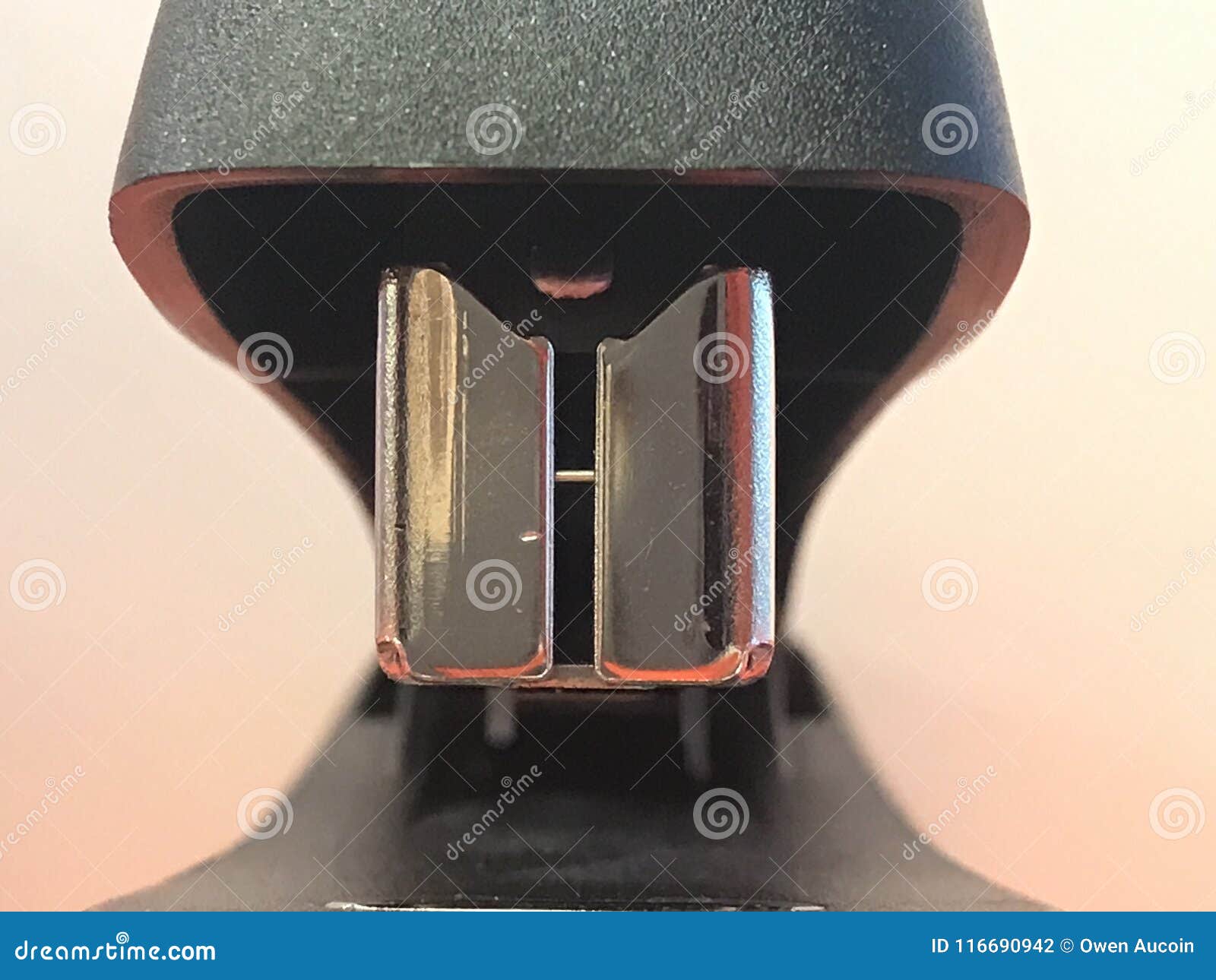 Close Up of the Front End of a Stapler Stock Photo - Image of stapler ...