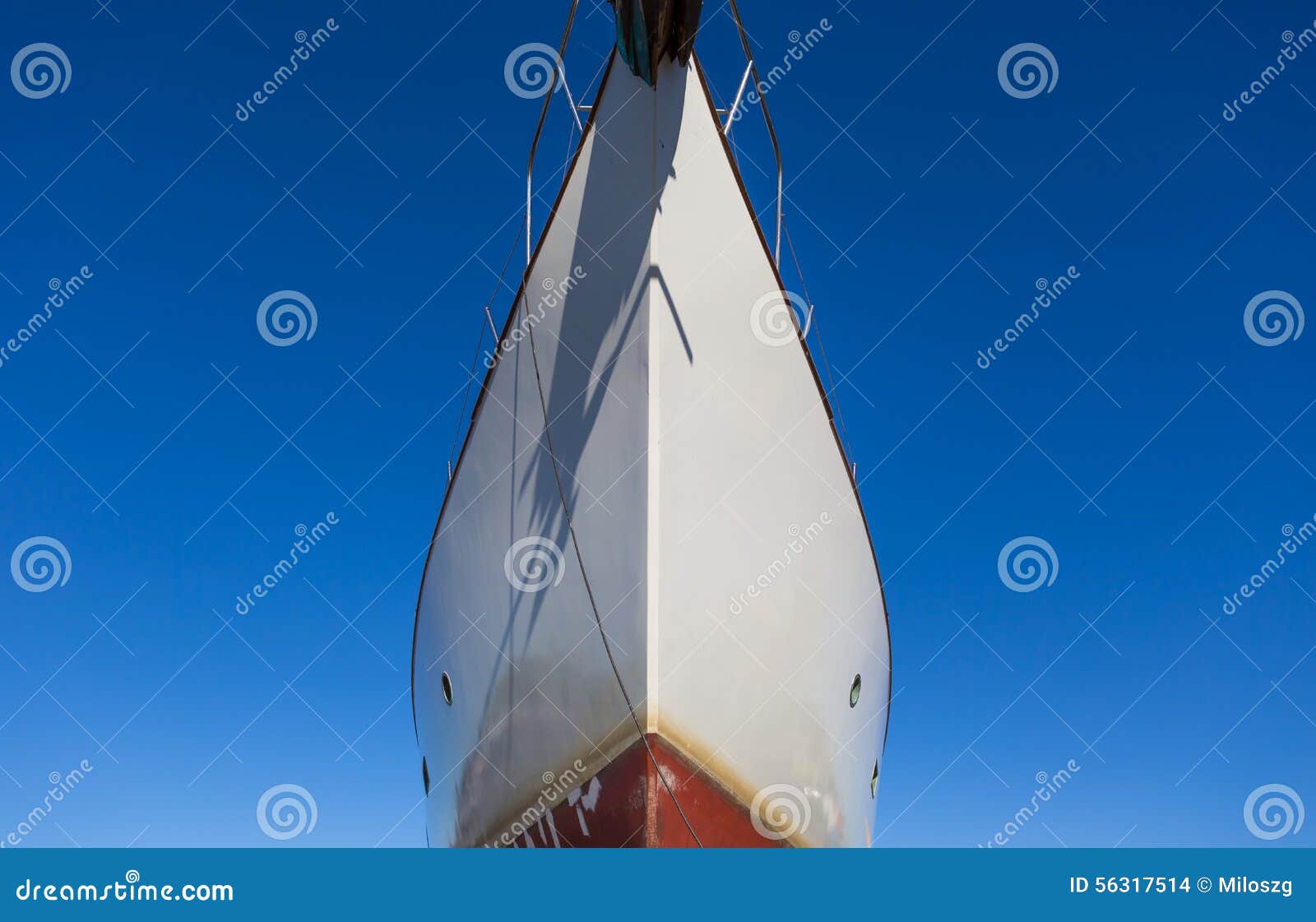 Close Up of Front Side of Big Ship in Port Stock Photo - Image of ocean ...