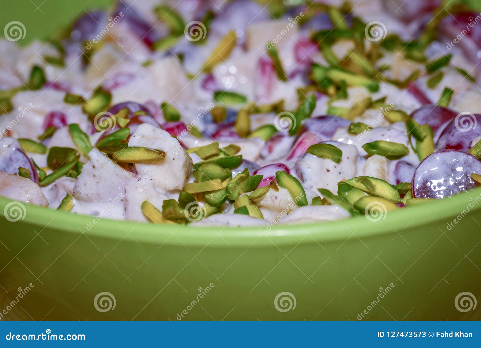 Close Up Fruit Chaat in a Bowl Stock Image - Image of cuisine ...