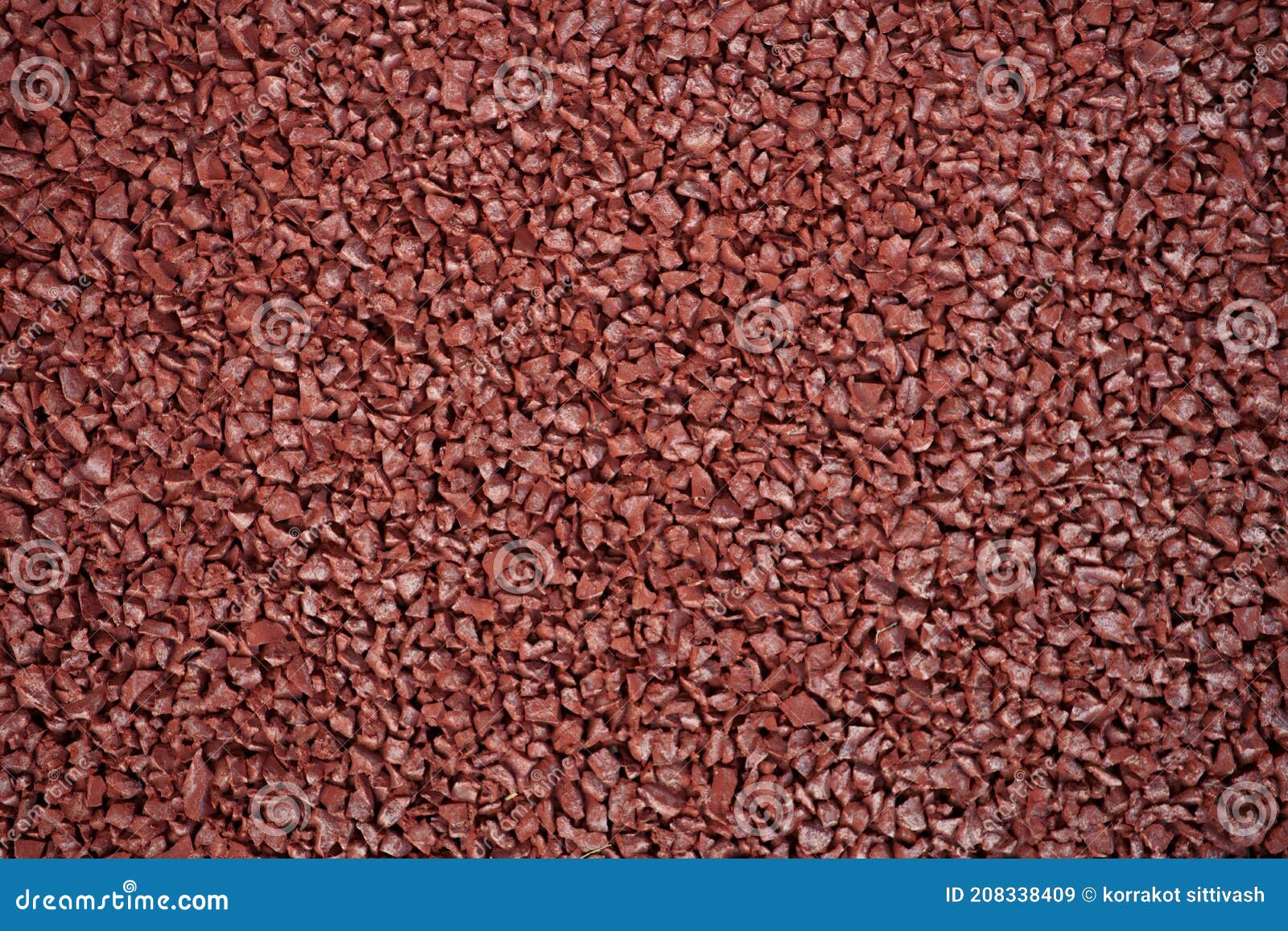 Close Up Full Frame Shot in Red Runing Track Rubber Texture Stock Image ...