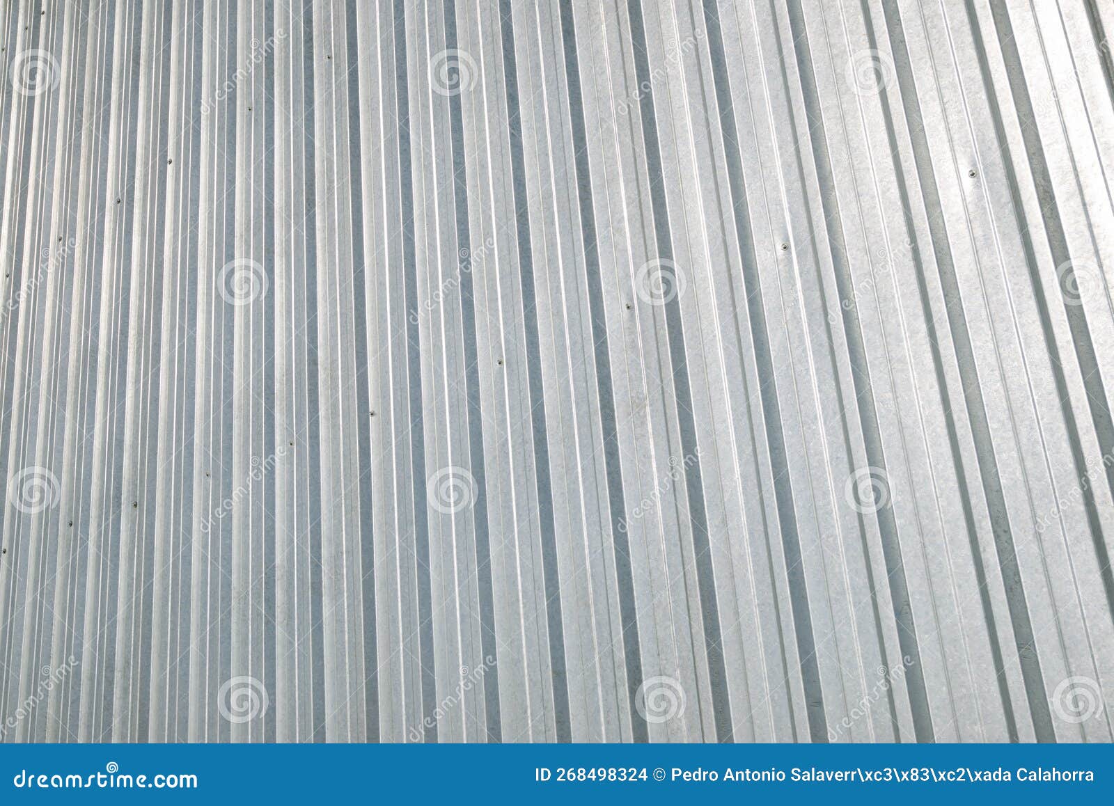 Close Up of the Galvanized Metal Surface Stock Photo - Image of ...