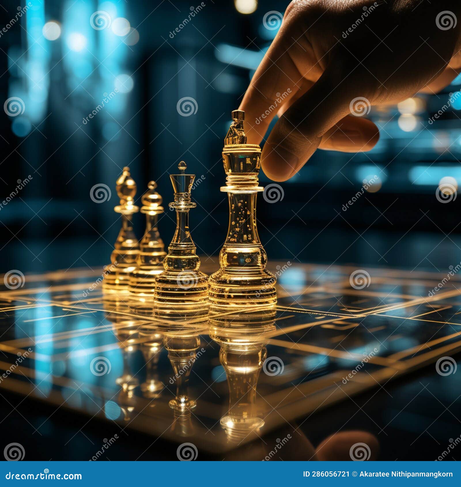Close-up of a Game of Chess Technology Design Display Business ...