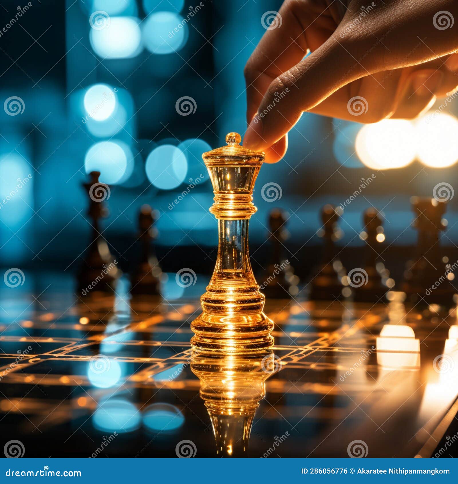 Close-up of a Game of Chess Technology Design Display Business ...