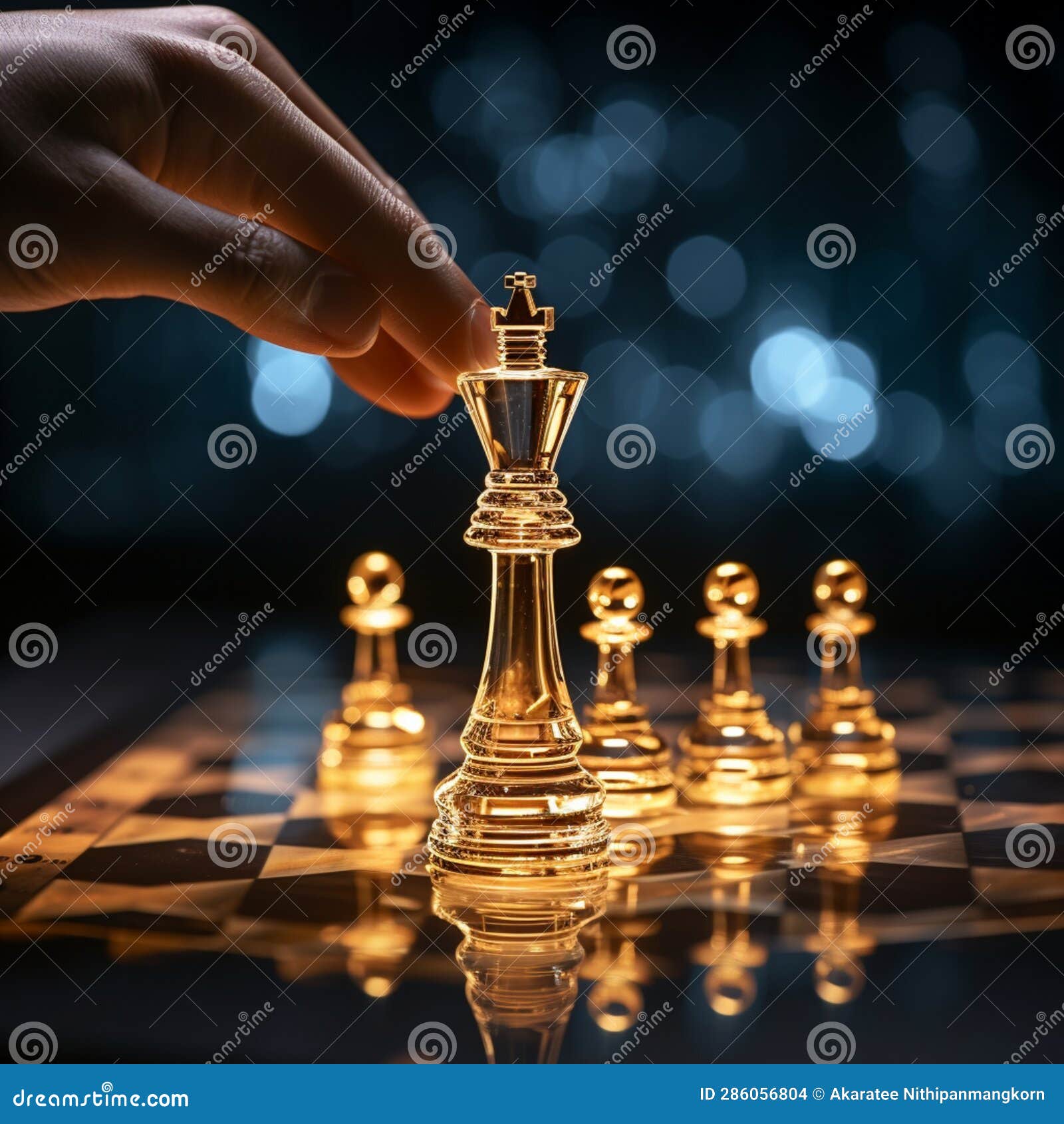 Close-up of a Game of Chess Technology Design Display Business ...