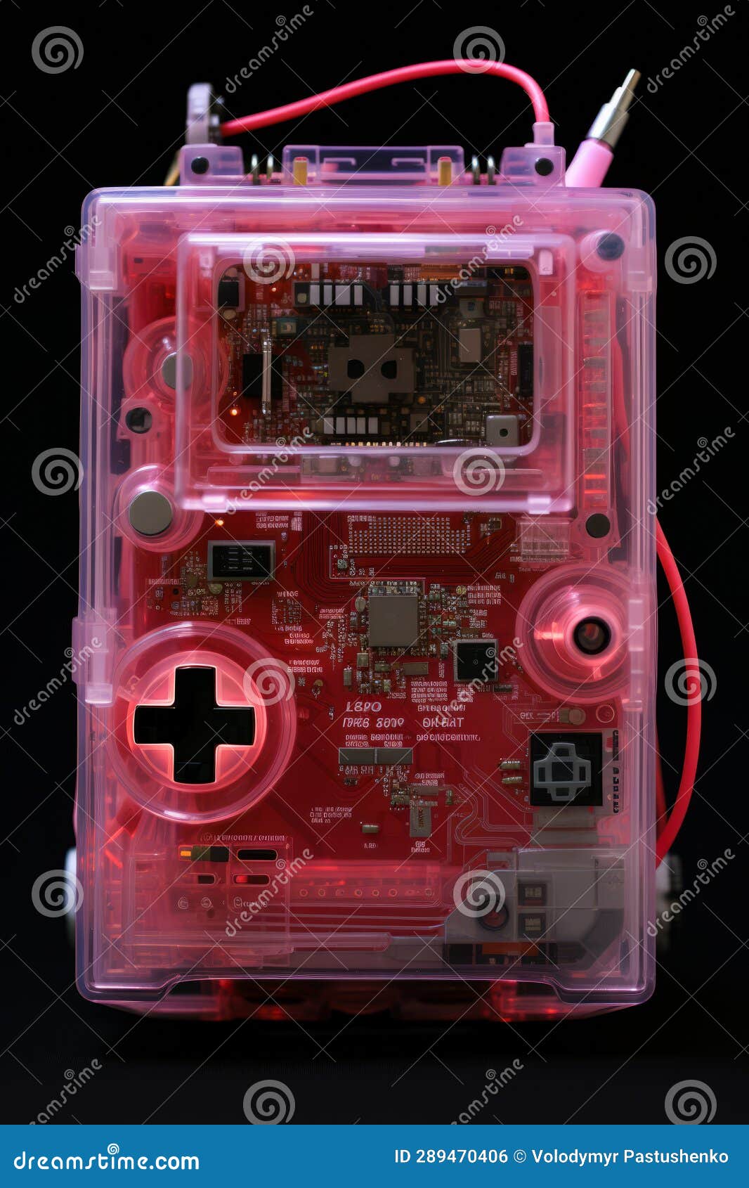 Close Up of Game Controller in Plastic Case. Generative AI Stock ...