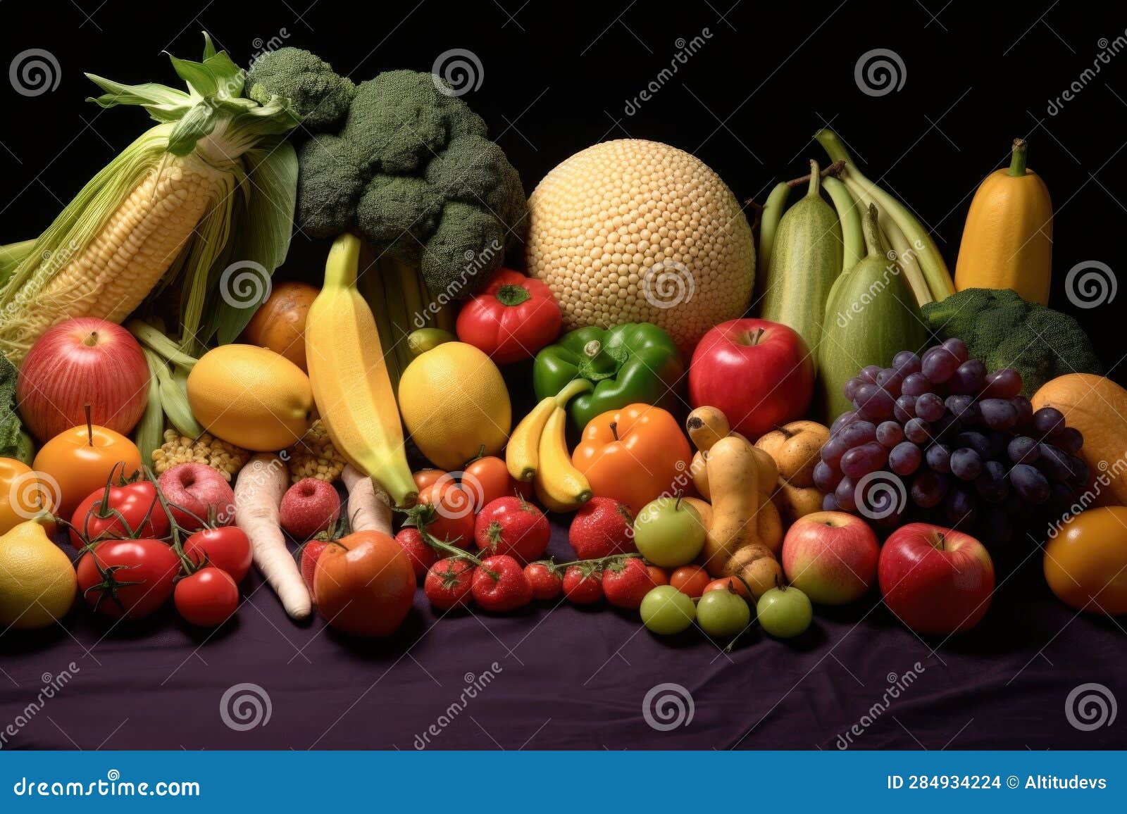 Close-up of Genetically Modified Fruits and Vegetables Stock ...