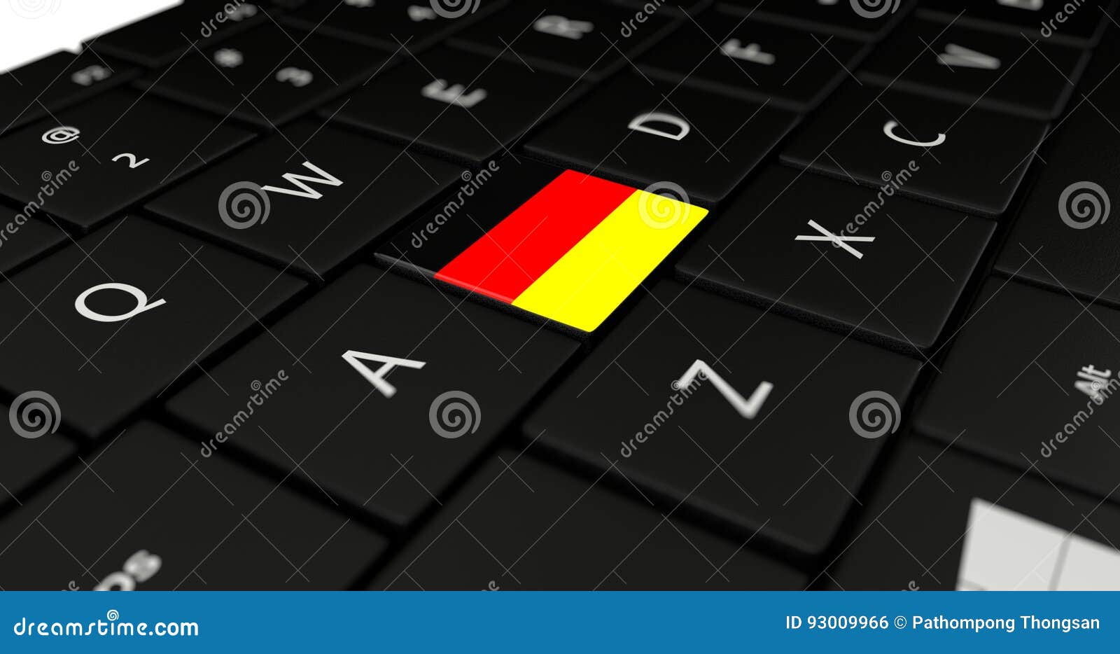 Close up of German button. stock illustration. Illustration of botton ...