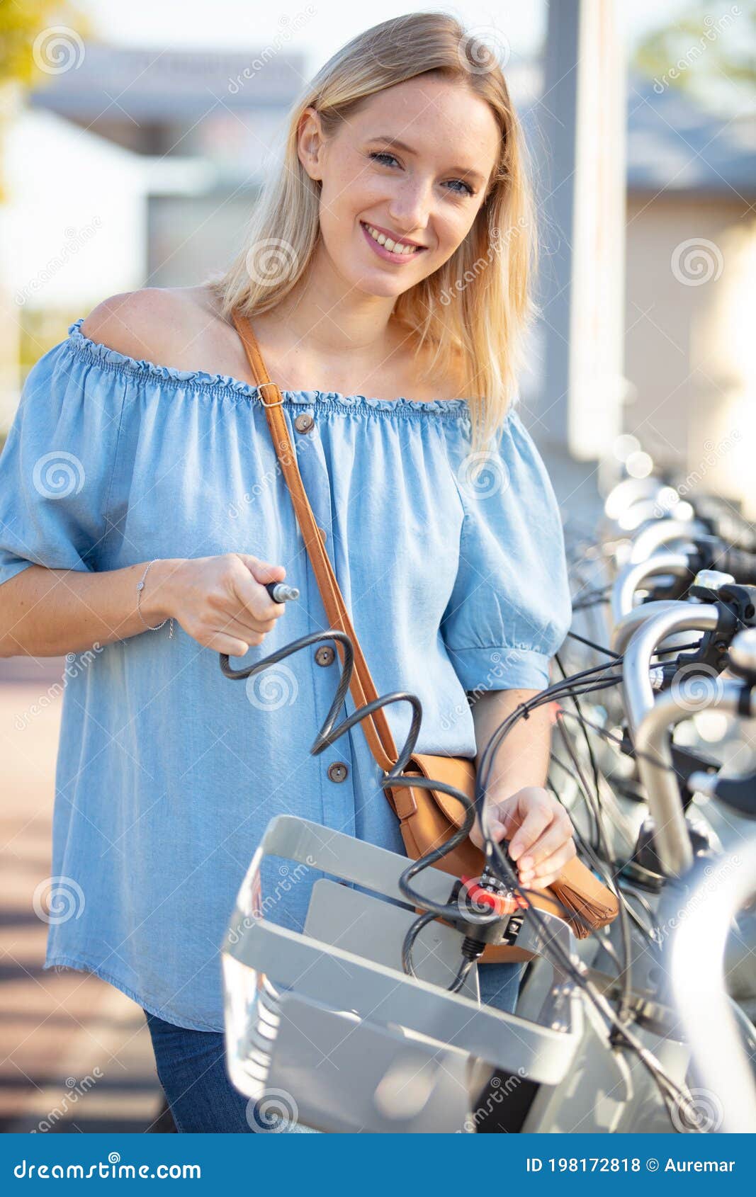 Close-up Girl Hand Lock with Digital Cipher Stock Photo - Image of ...