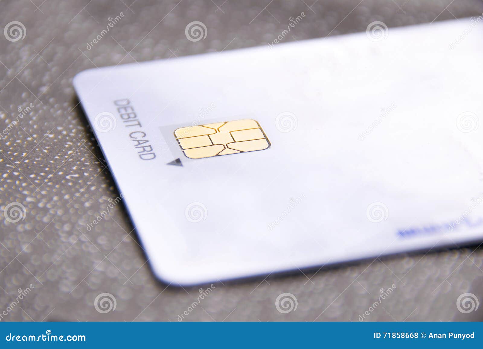 Close Up Gold Chip Cards on White Debit Card Stock Photo - Image of ...