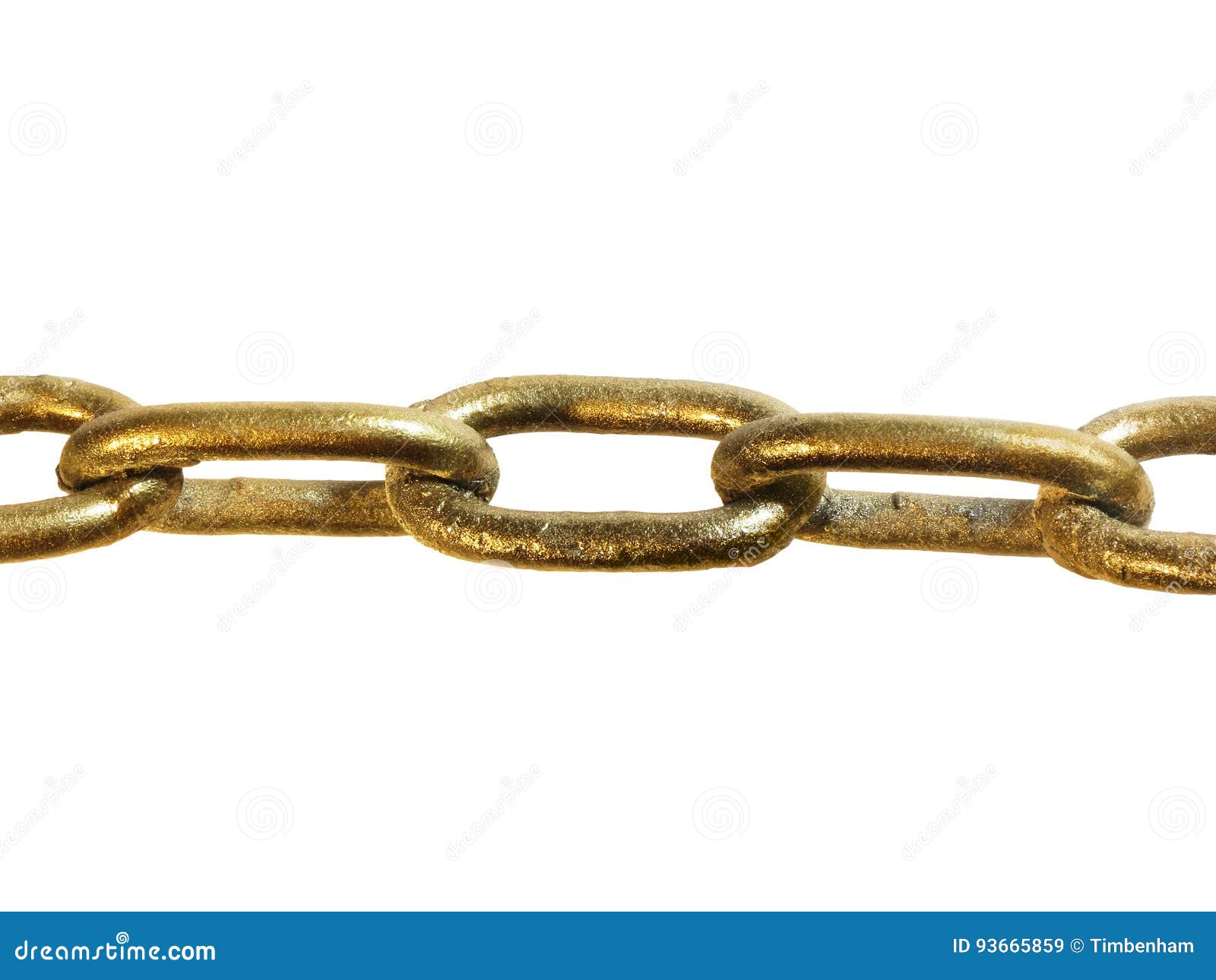 Close Up of a Gold Colored Chain Stock Image - Image of color, close ...