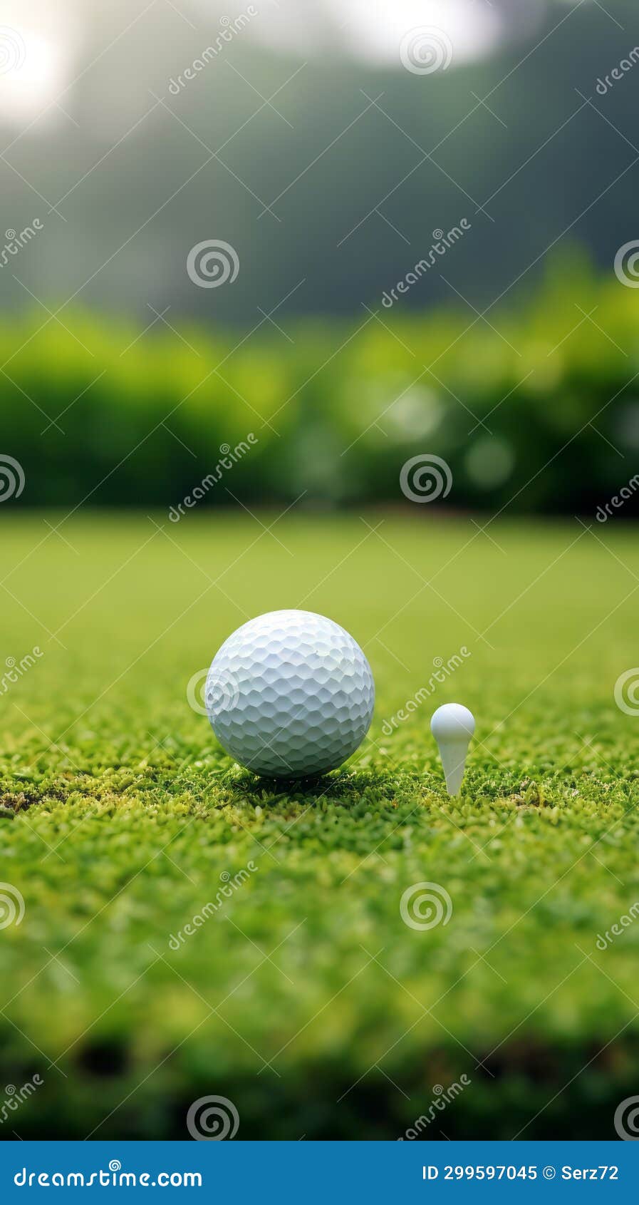 Close-up of a Golf Ball on a Golf Course Green Stock Image - Image of ...
