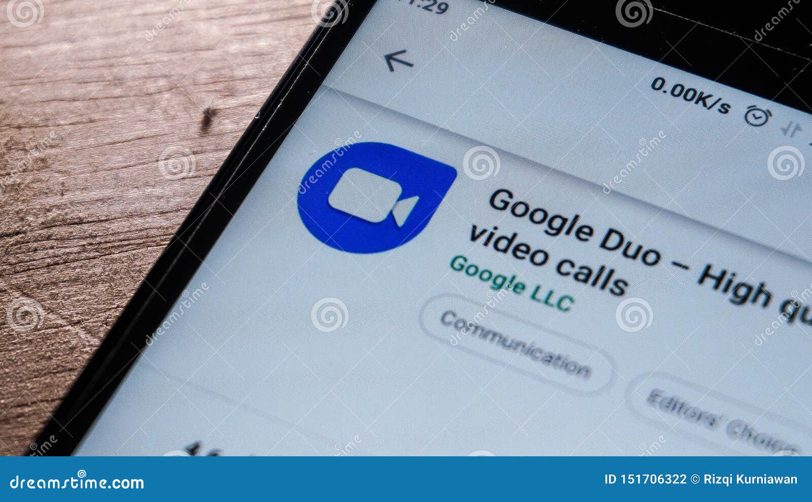 Close Up Google Duo App in Play Store. Editorial Photography - Image of ...
