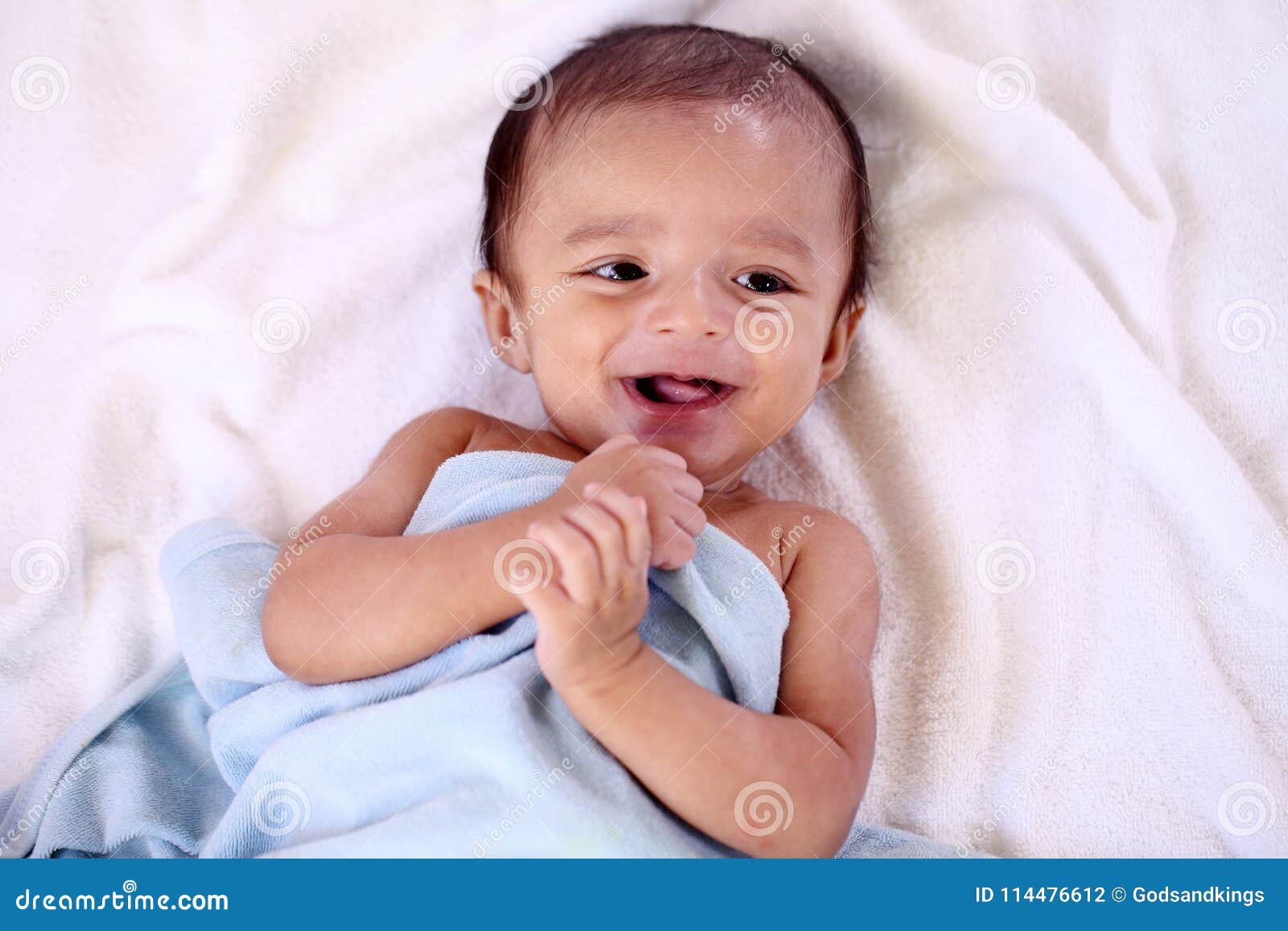 Newborn baby close up stock photo. Image of hands, bath - 114476612