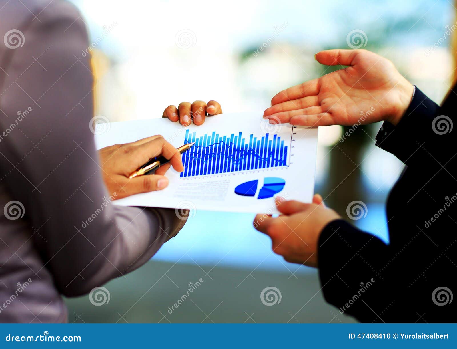 Close-up of Graphs and Charts Stock Photo - Image of businessperson ...