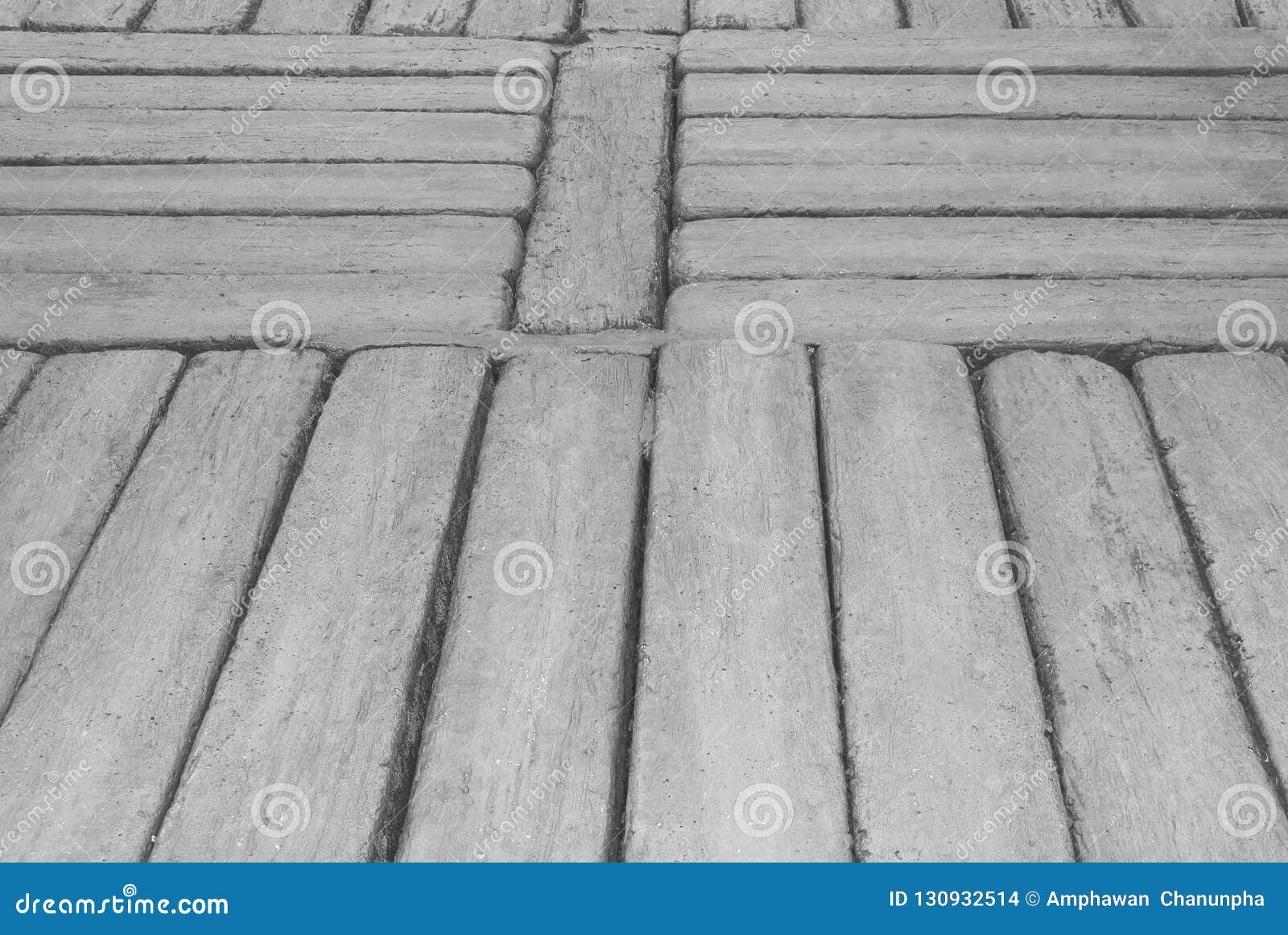 Gray Concrete Walkway in Plank Patterns Texture for Natural Background ...