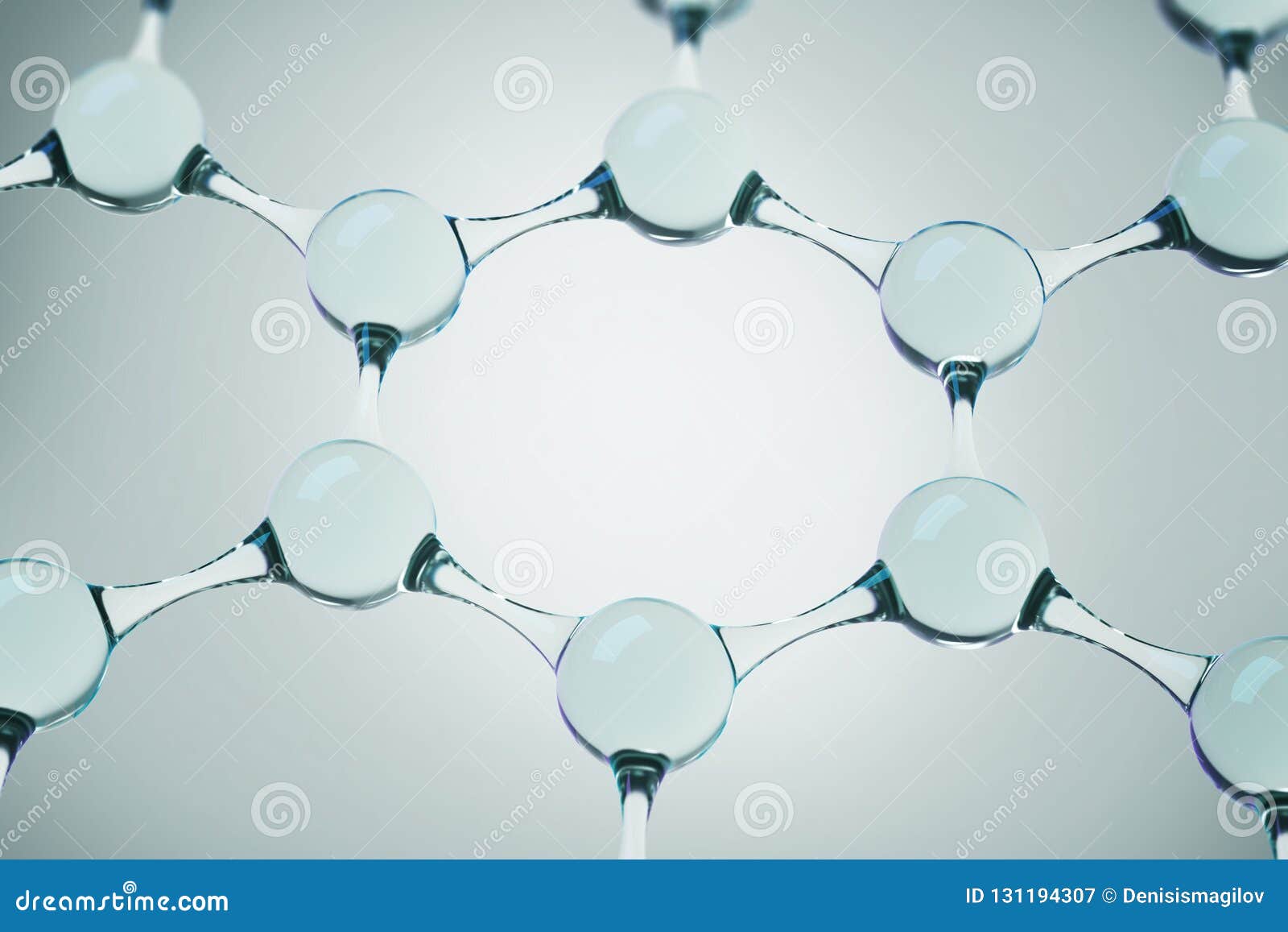 Close Up of Gray Molecules Over Gray Stock Illustration - Illustration ...