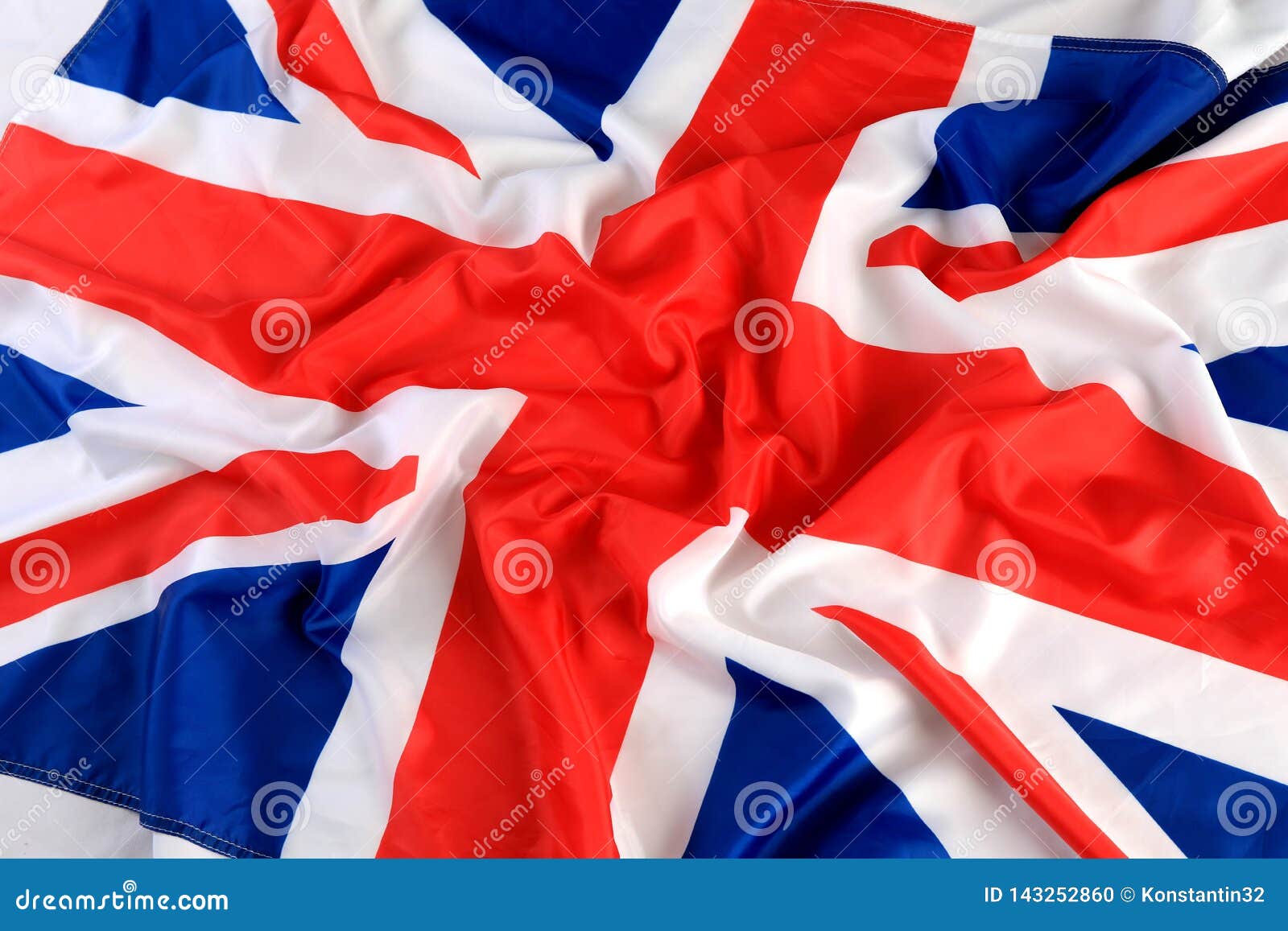 Close Up of the Great Britan Flag Stock Photo - Image of patriot ...