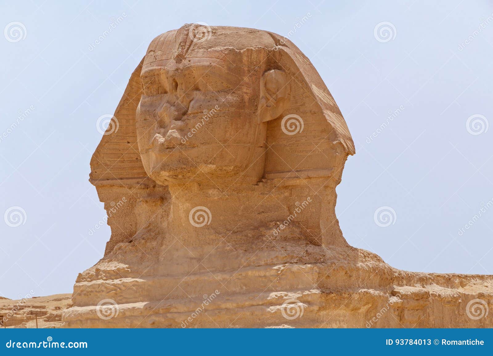 Close up of Great Sphinx stock image. Image of view, sphinx - 93784013