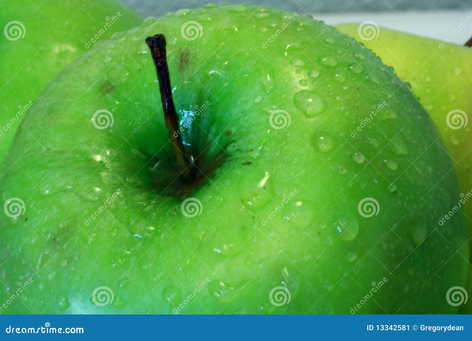 Close-up of green apple stock image. Image of background - 13342581