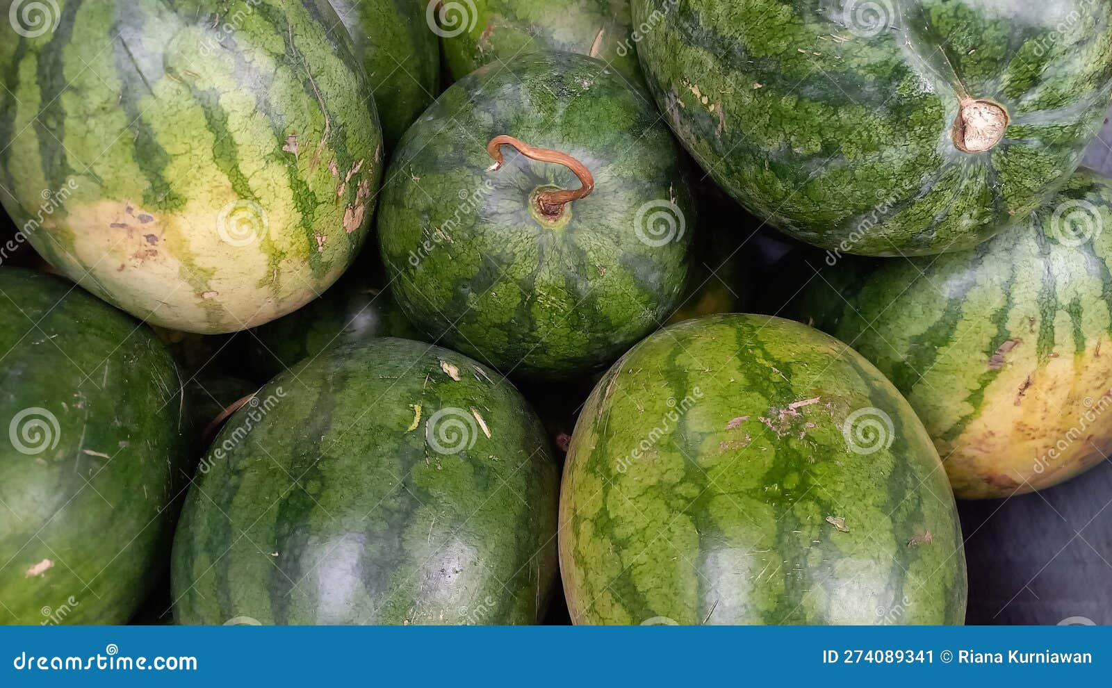 Pile Of Watermelons. Red Watermelons Royalty-Free Stock Photo ...