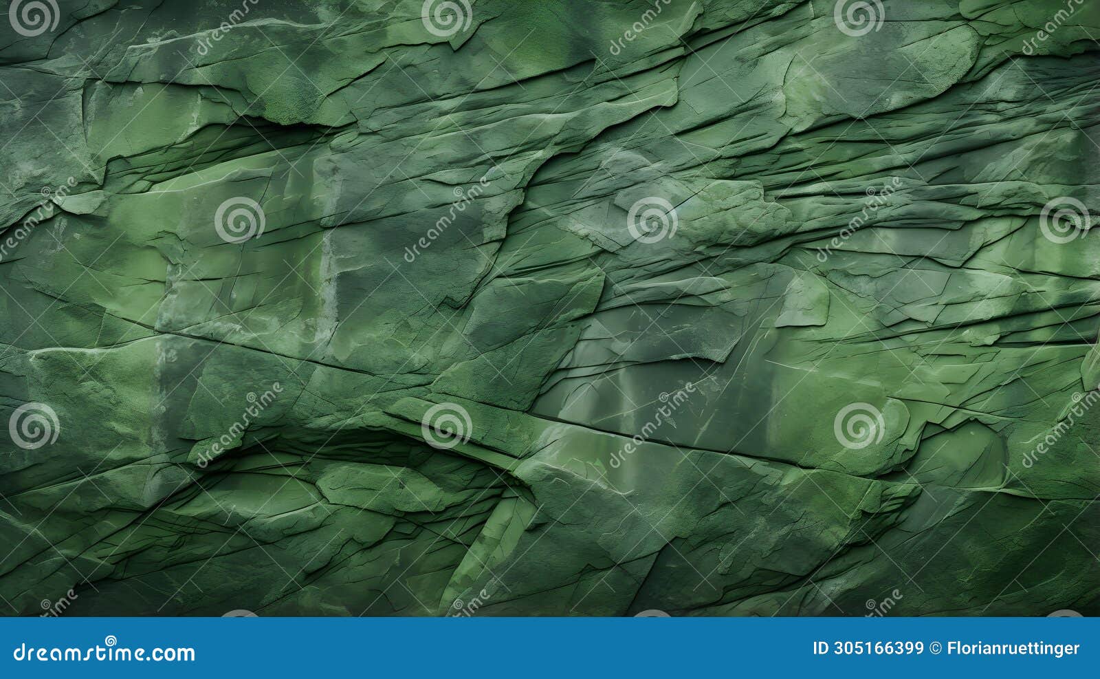 Close-up of an Green Rock Texture Stock Illustration - Illustration of ...