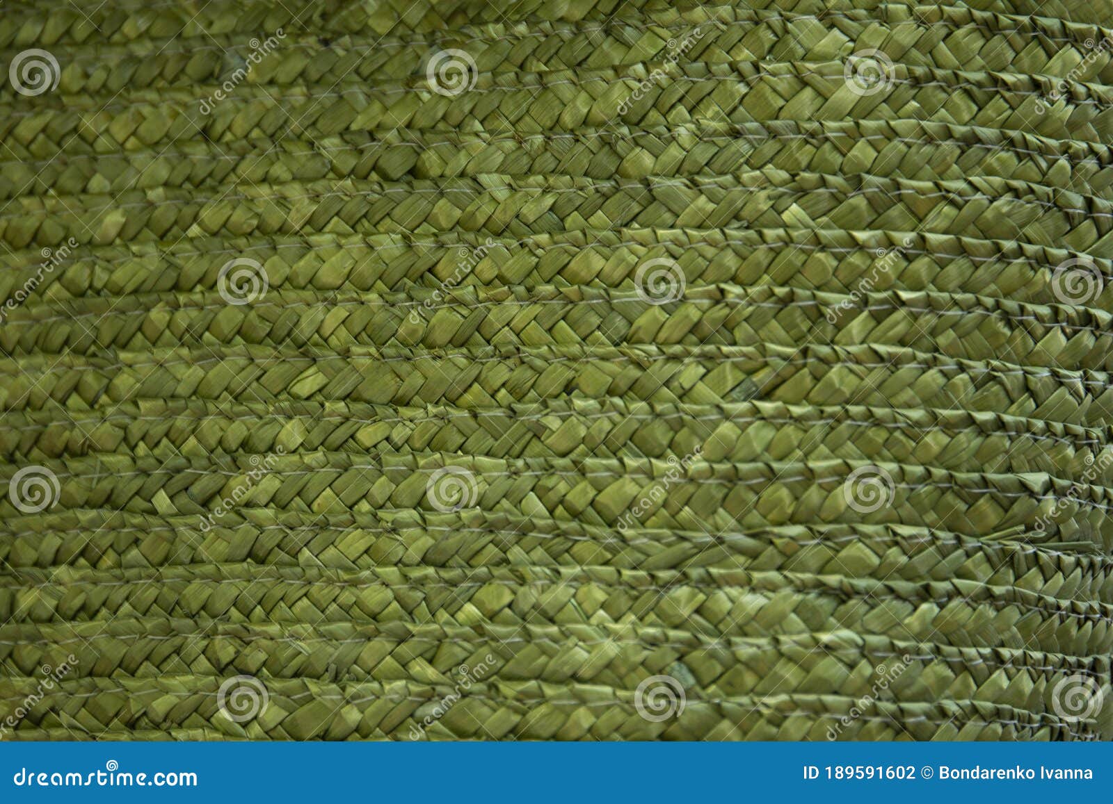 Close Up of Green Starw Wicker Material Stock Photo - Image of wear ...