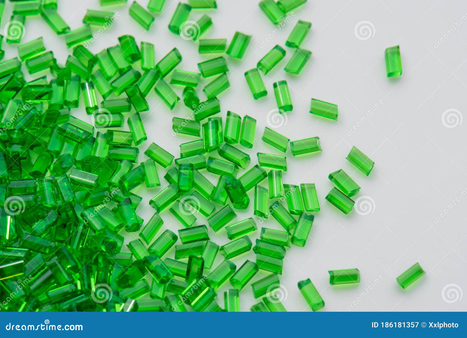 Close Up of Green Transparent Polymer Resin Stock Image - Image of ...