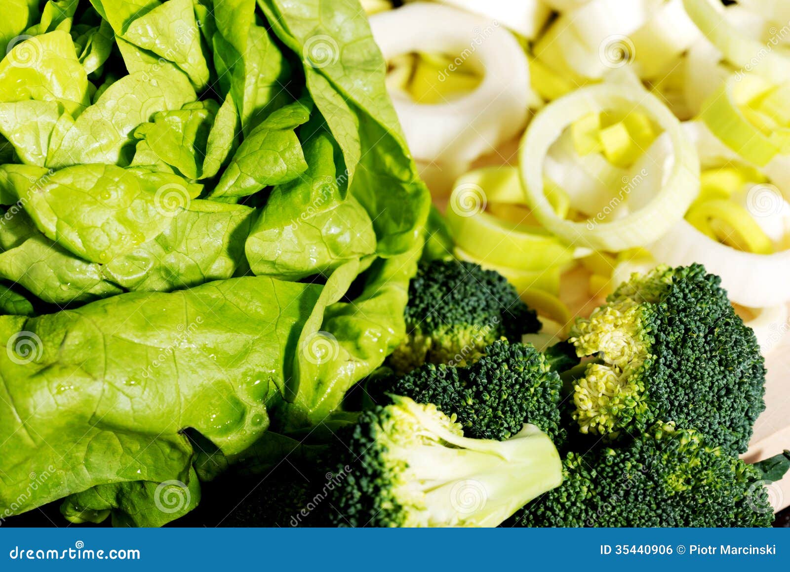 Close Up on Green Vegetables. Stock Photo - Image of diet, lettuce ...