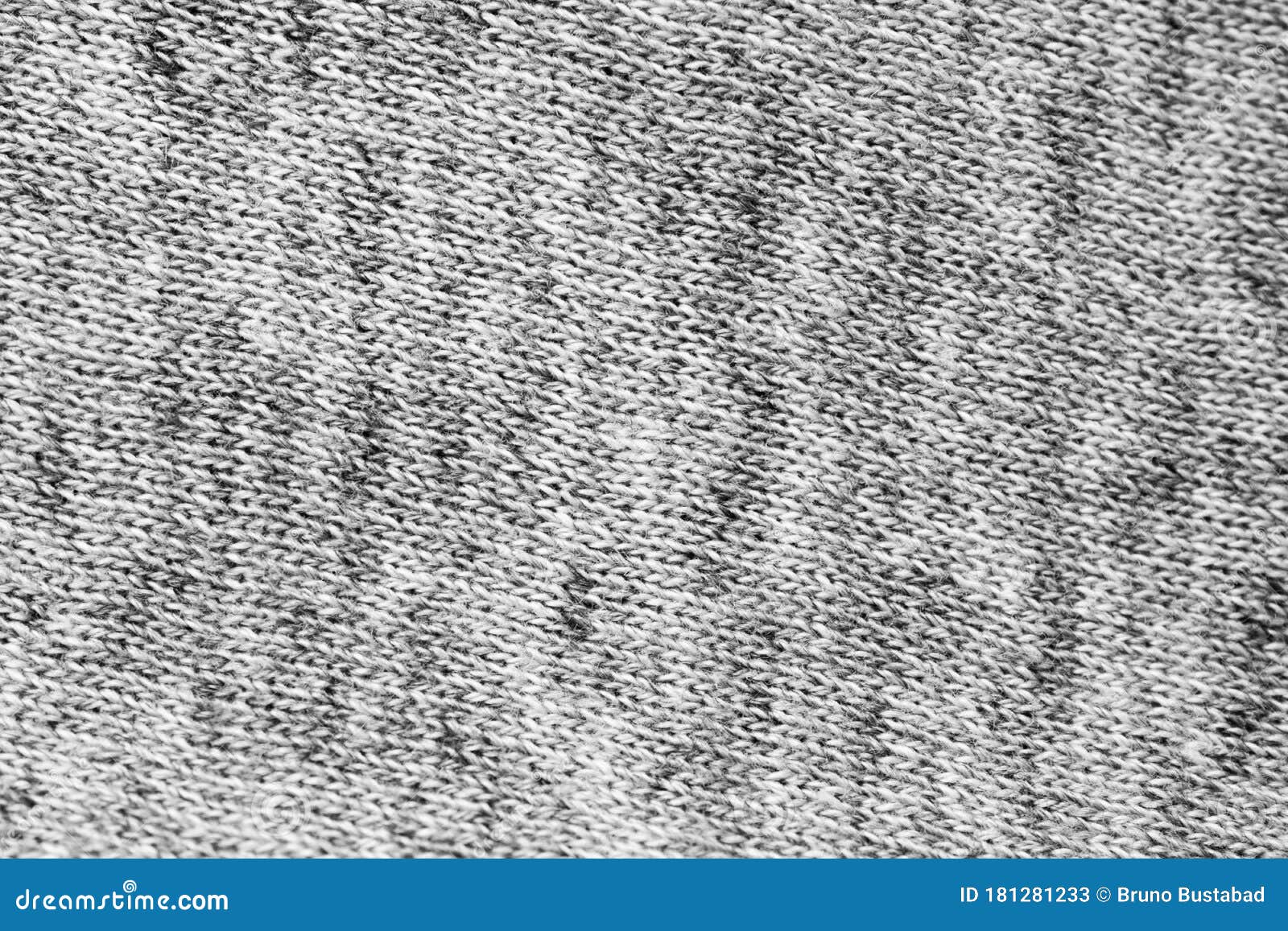Close-up of a Grey Fabric Pattern with the Threads Going from Left To ...